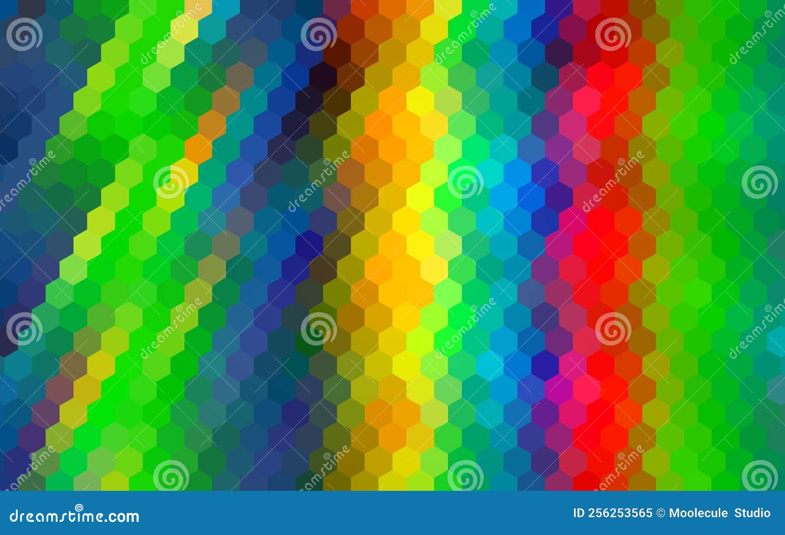 Abstract Colorful Hexagon Background. Abstract Colored Hexagons ...