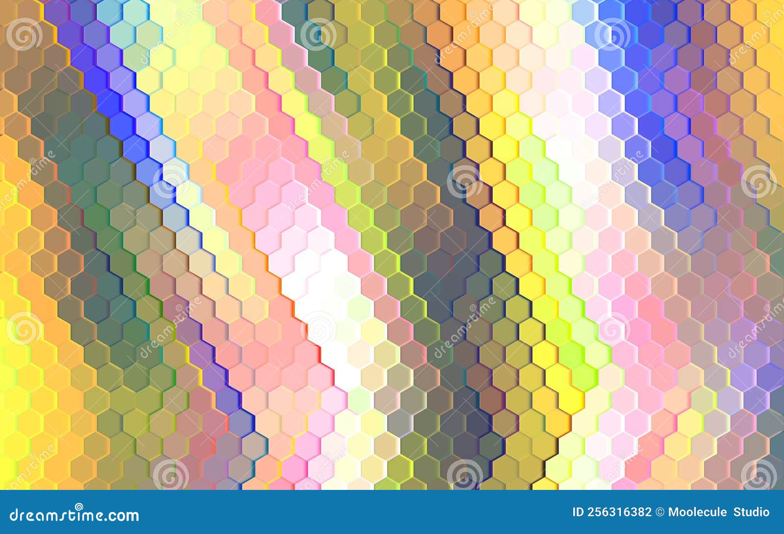 Abstract Colorful Hexagon Background. Abstract Colored Hexagons ...