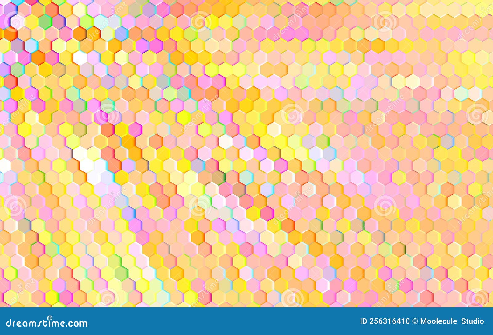 Abstract Colorful Hexagon Background. Abstract Colored Hexagons ...