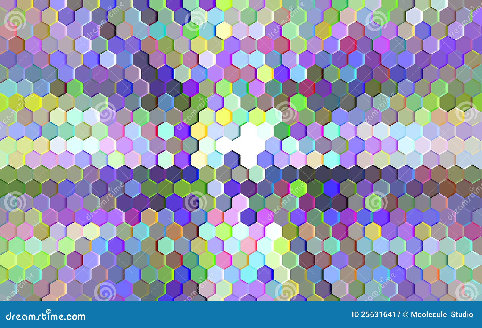 Abstract Colorful Hexagon Background. Abstract Colored Hexagons ...