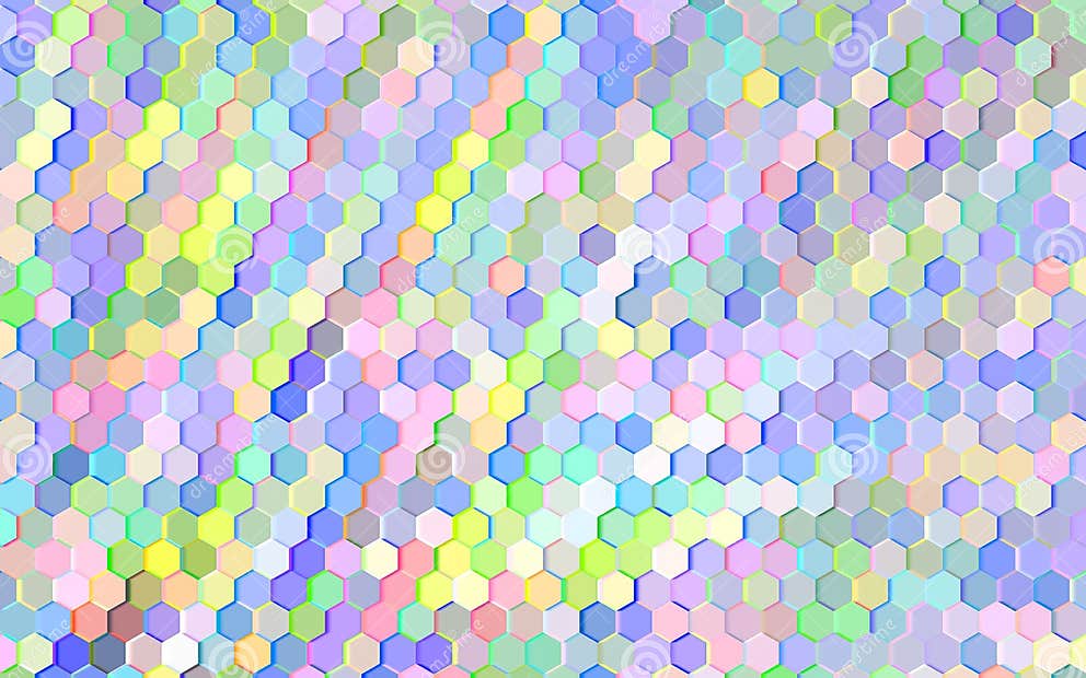 Abstract Colorful Hexagon Background. Abstract Colored Hexagons ...
