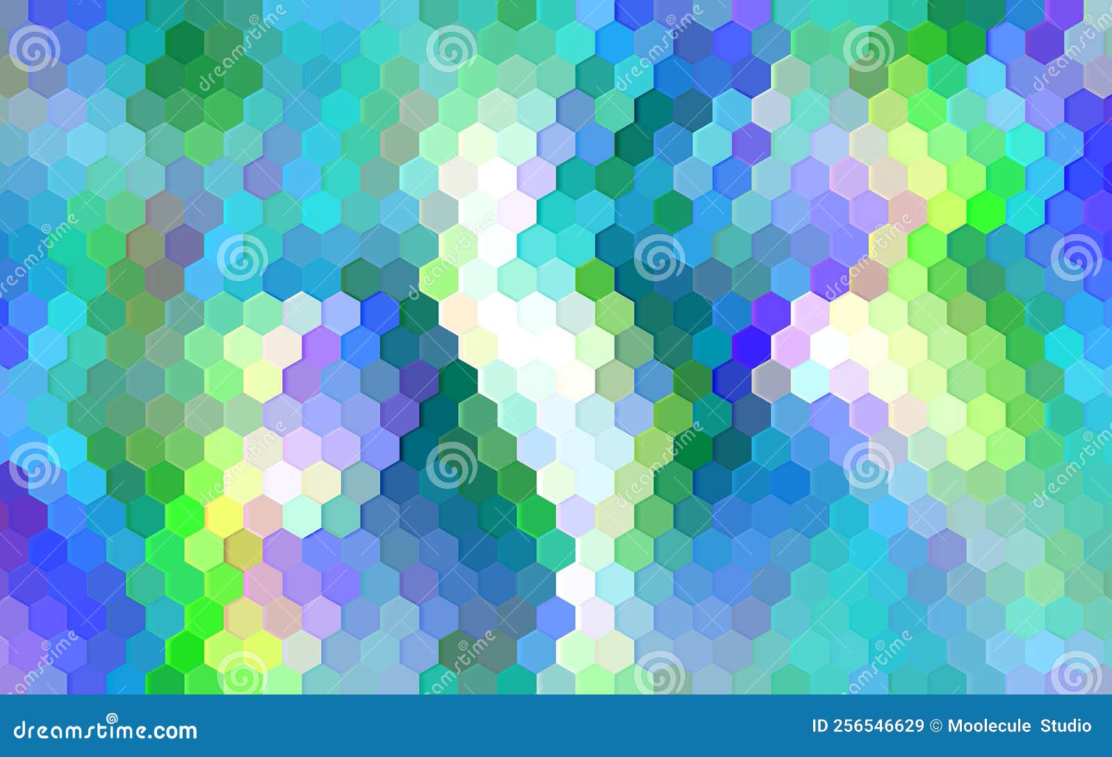 Abstract Colorful Hexagon Background. Abstract Colored Hexagons ...