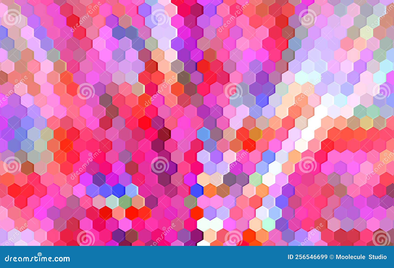 Abstract Colorful Hexagon Background. Abstract Colored Hexagons ...