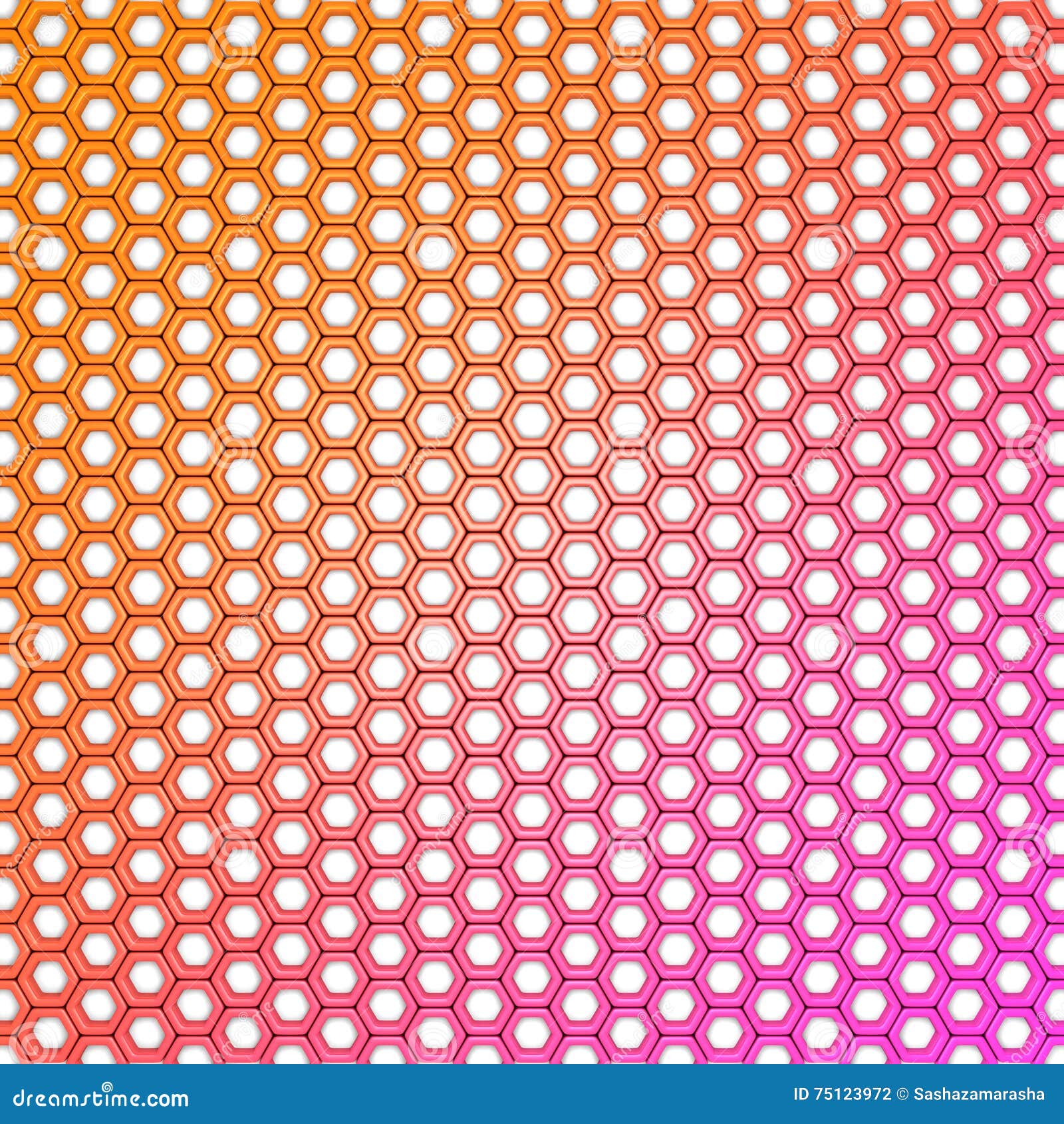 Abstract Colorful Hexagon Design Pattern Background Stock Illustration ...