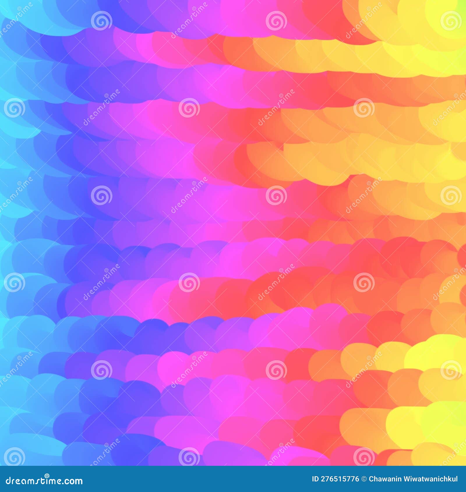 Colorful Low Saturation 3D Square Wall Background Stock Photo ...
