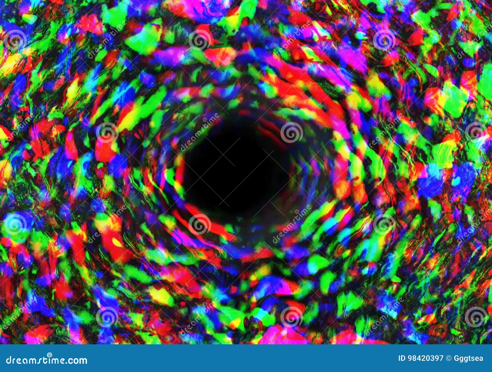 Abstract Colorful Hole Background Stock Illustration - Illustration of ...