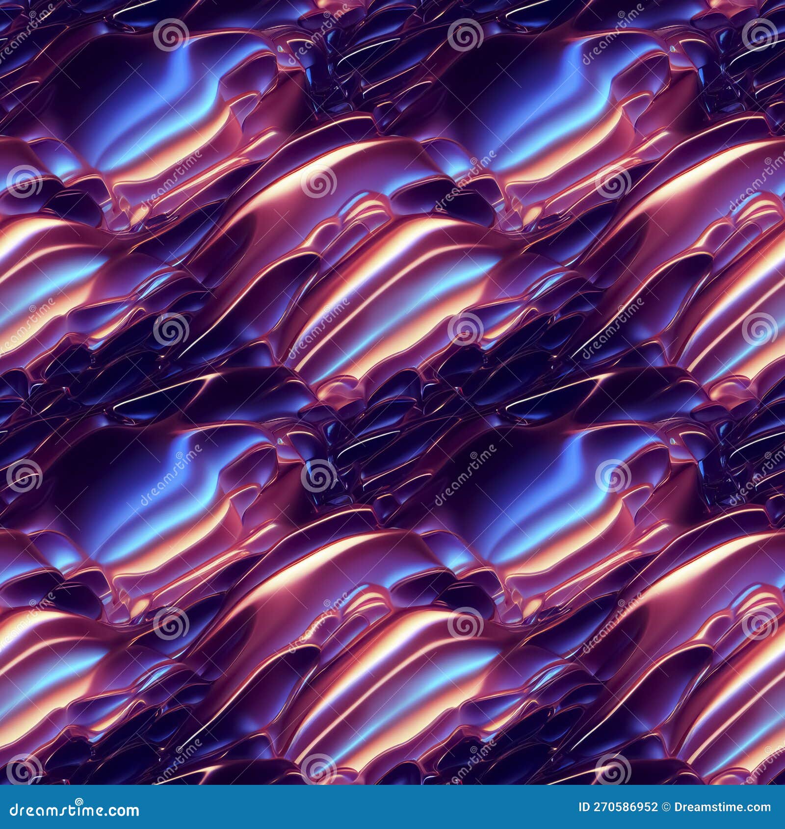 Abstract Colorful Holographic Iridescent Surreal Dynamic Seamless ...