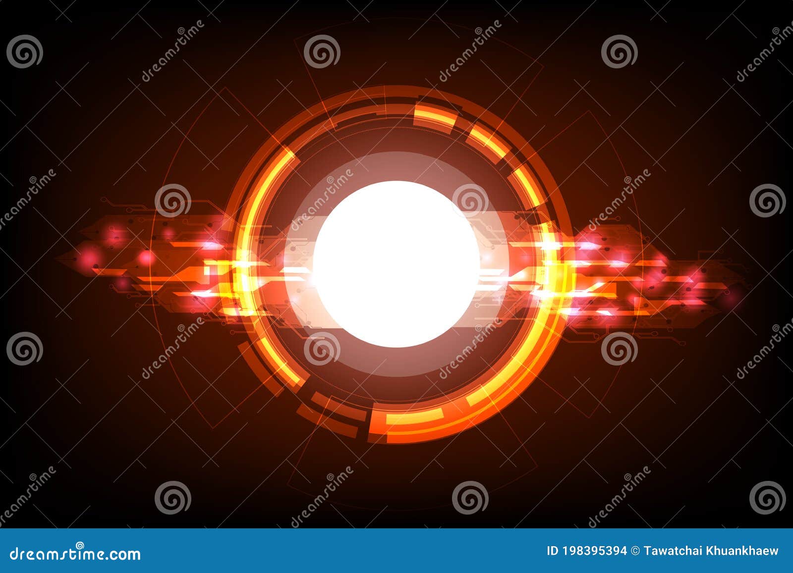 Abstract Colorful Hot Technology Background Stock Vector - Illustration ...