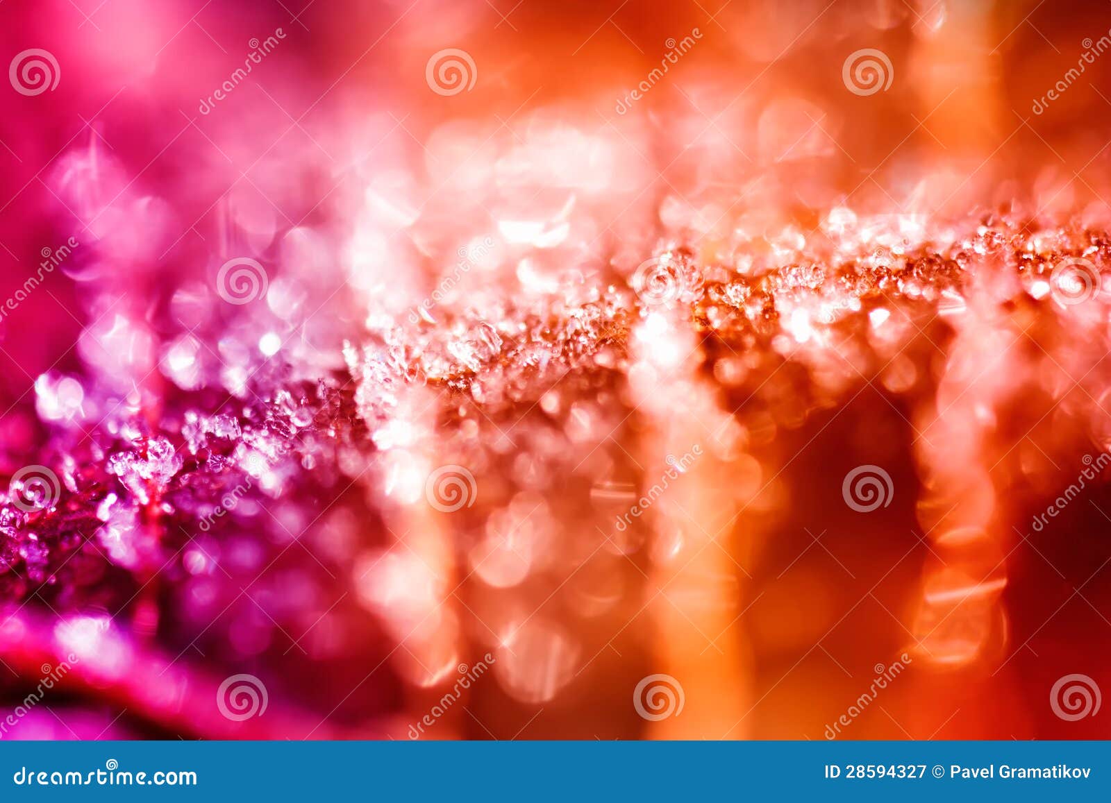 Abstract Colorful Ice Crystals Stock Image - Image of stained, toned ...