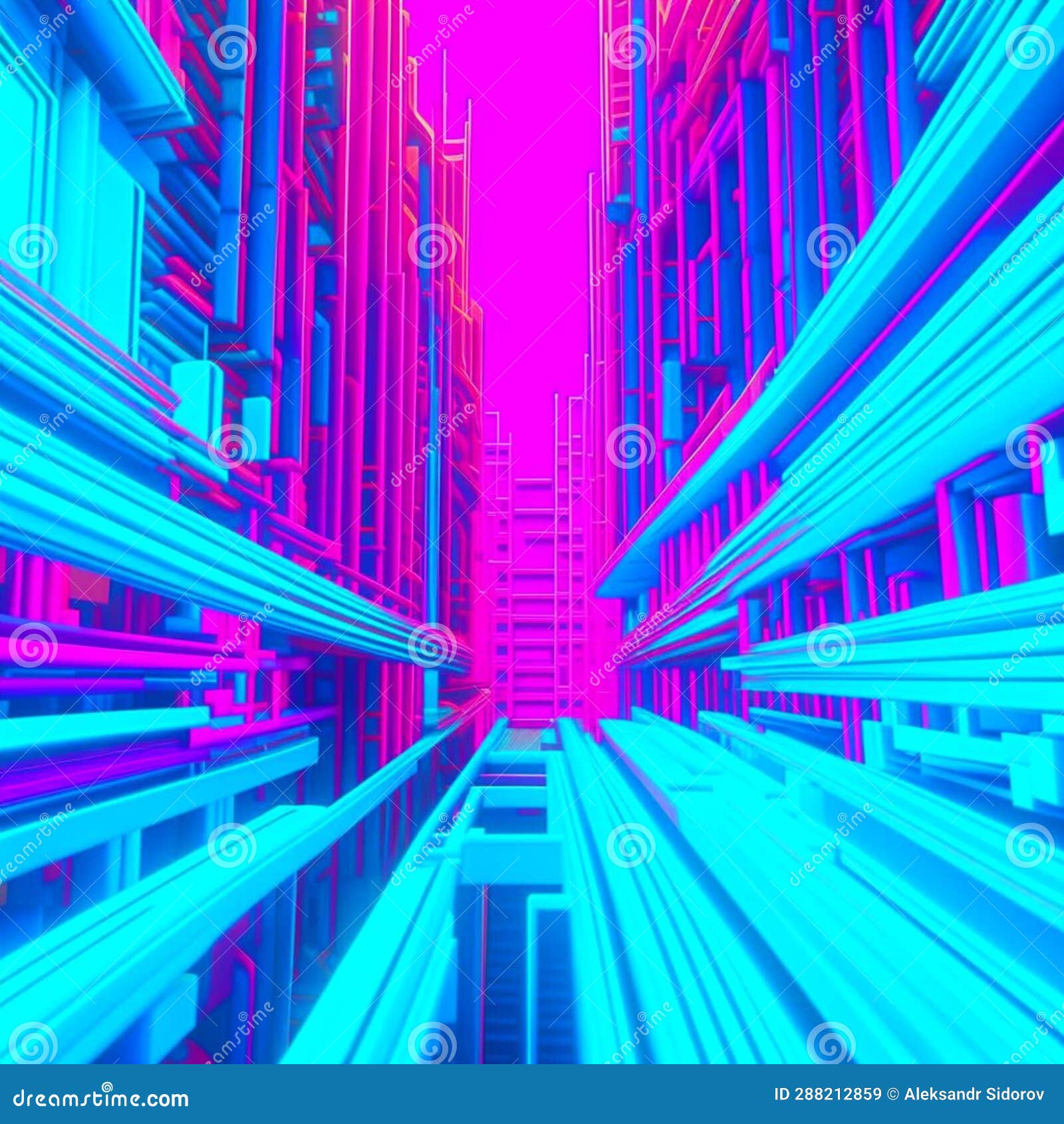 Abstract Colorful Illustration. Colorful Abstract Background with ...