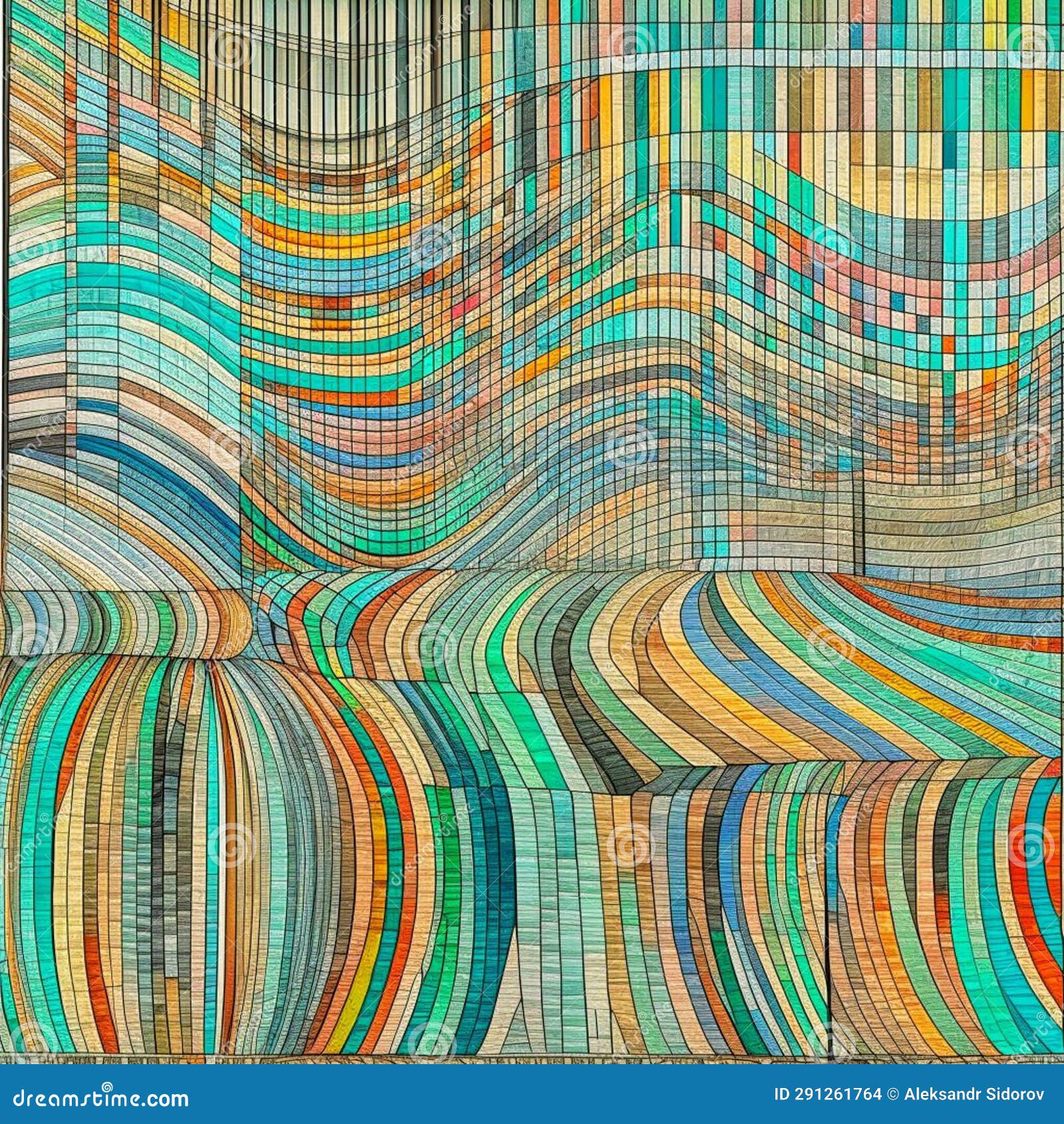 Abstract Colorful Illustration. Colorful Abstract Background with ...