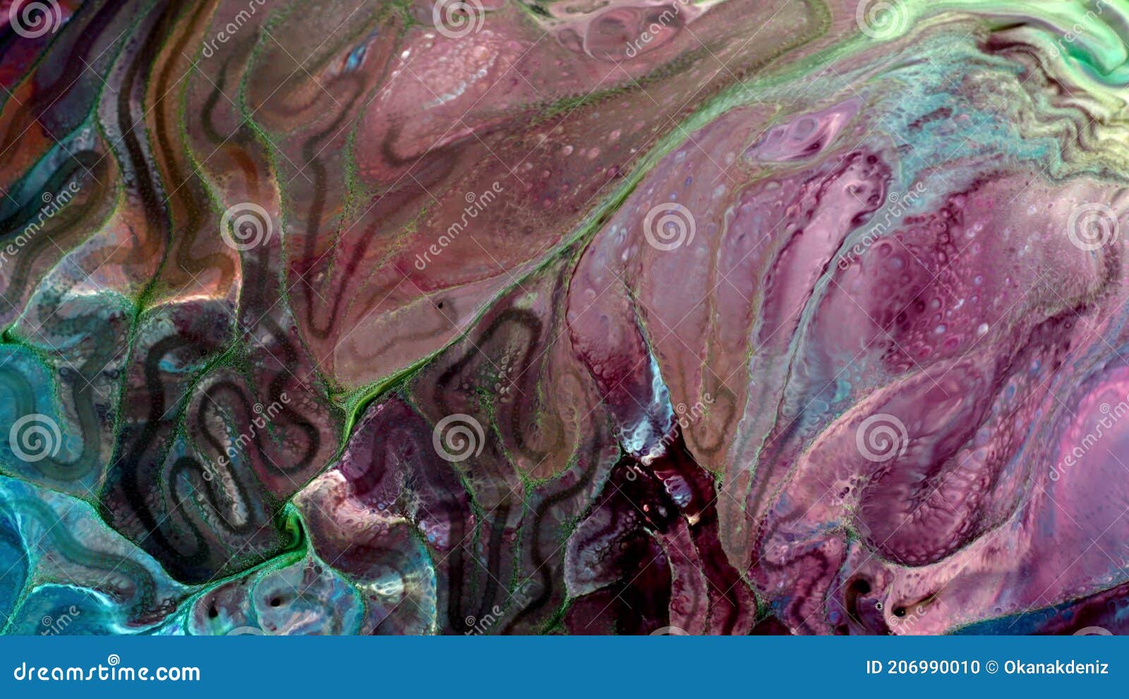 Abstract Colorful Ink Spread Art Stock Footage - Video of commercial ...