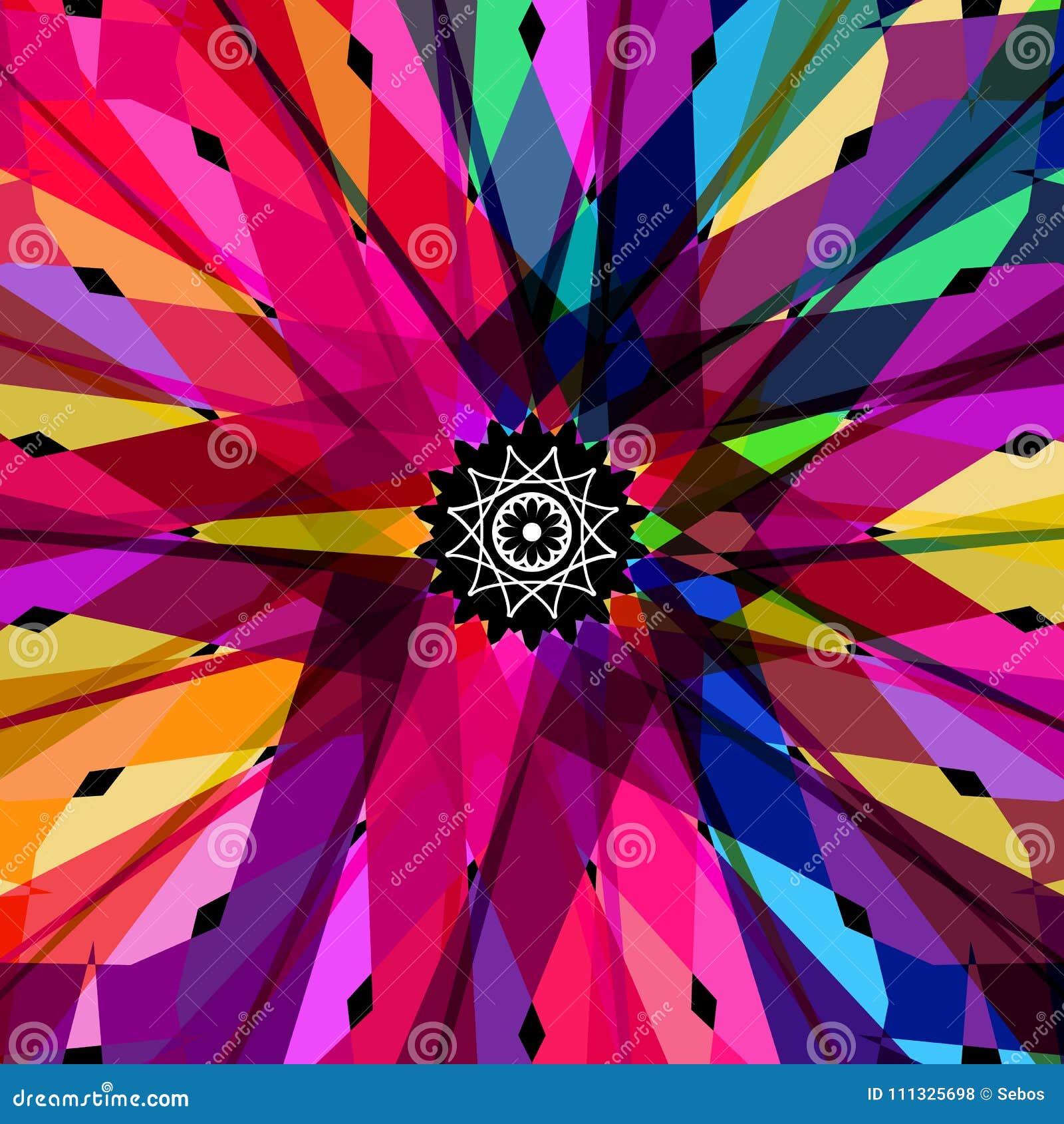 Abstract Colorful Kaleidoscope Vector Background on Black. Stock Vector ... Abstract Colorful Kaleidoscope Vector Background on Black. Stock Vector ...