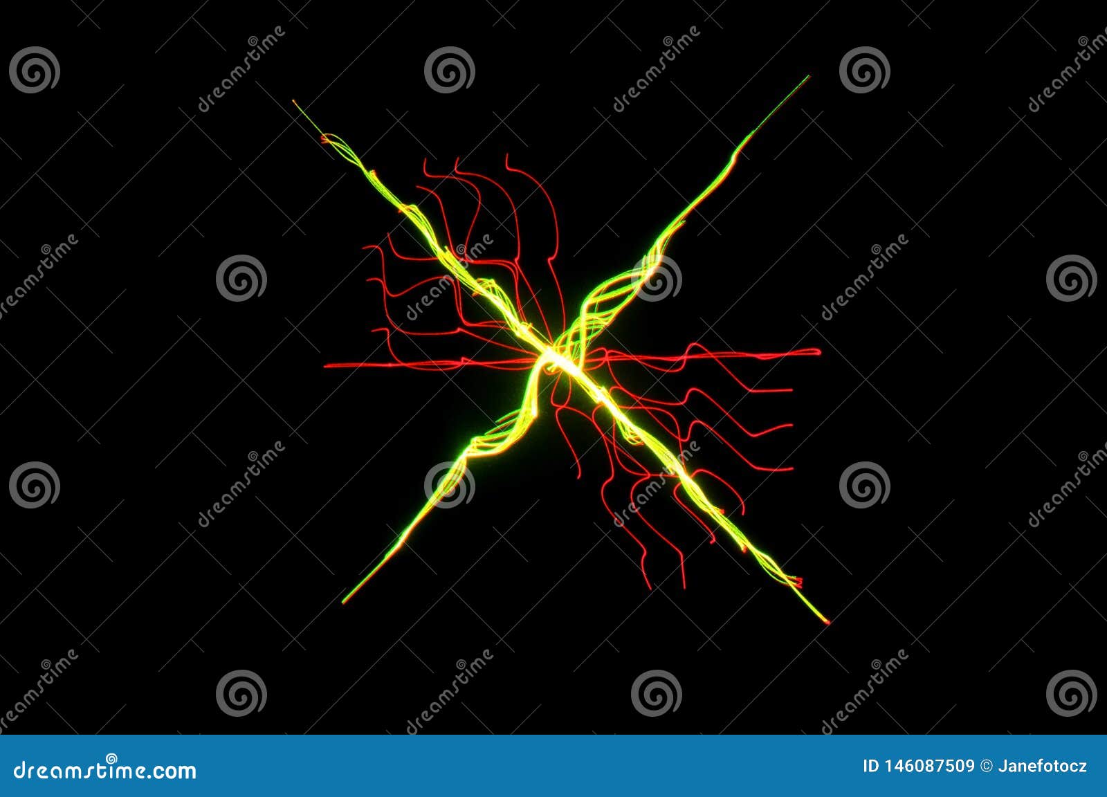 Abstract Colorful Laser Light Background Pattern with Lines and Stripes ...