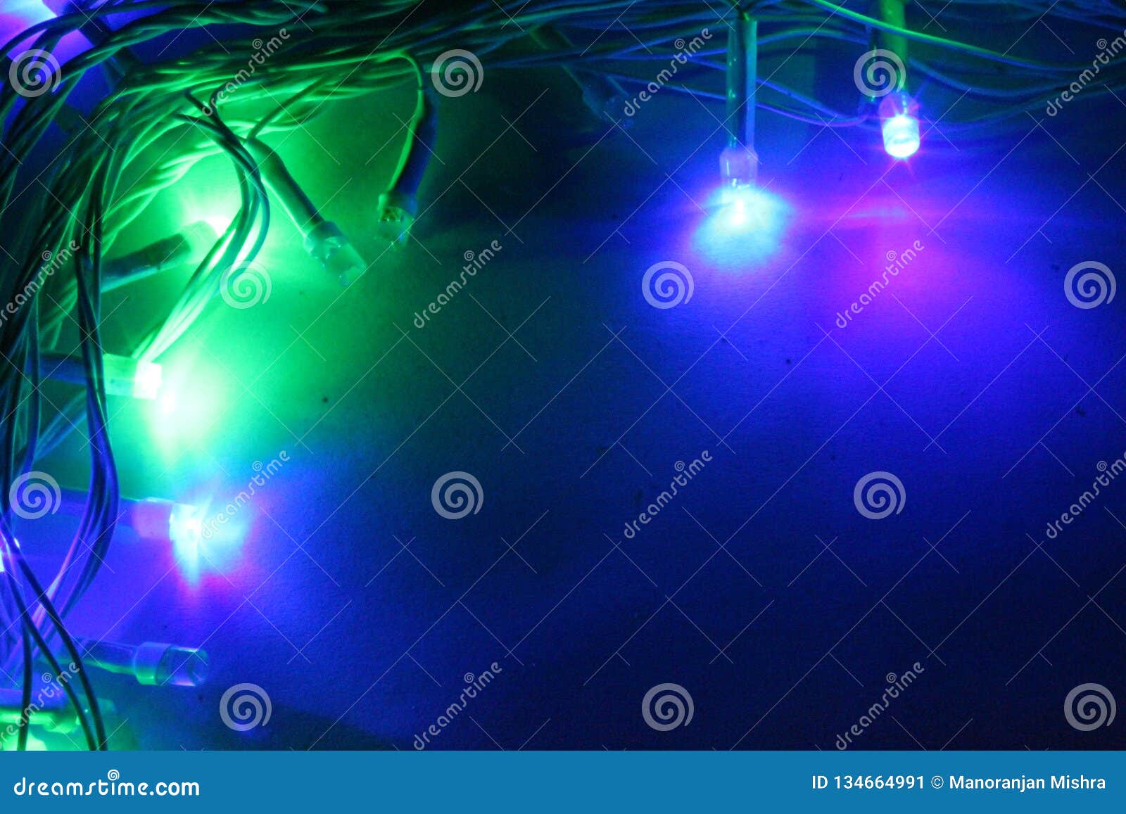 Abstract Colorful Led Lights Background. Stock Image - Image of ...