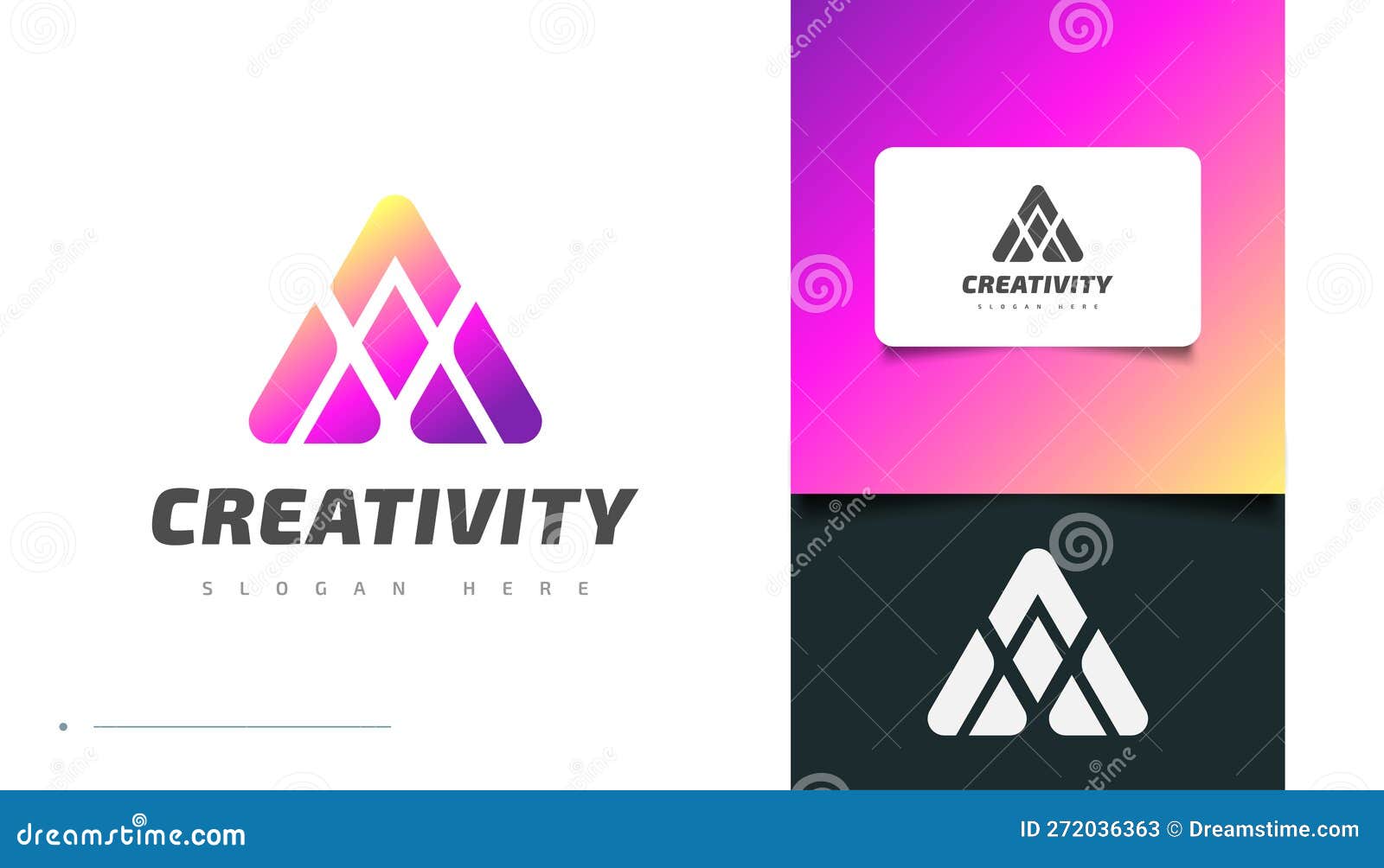 Abstract Colorful Letter a Logo Design Stock Image - Image of initial ...