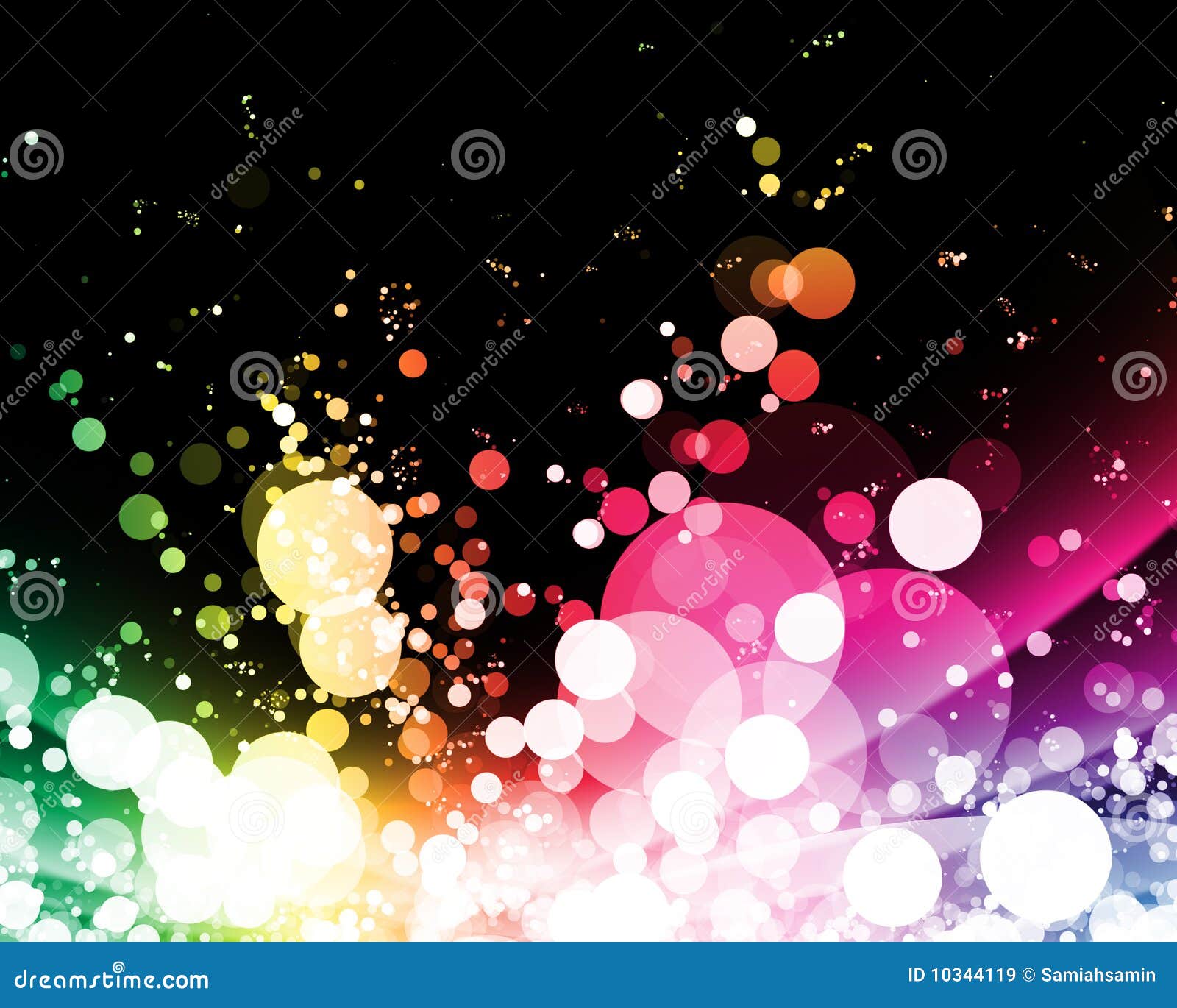 Colorful Light Effect Background Royalty-Free Illustration ...