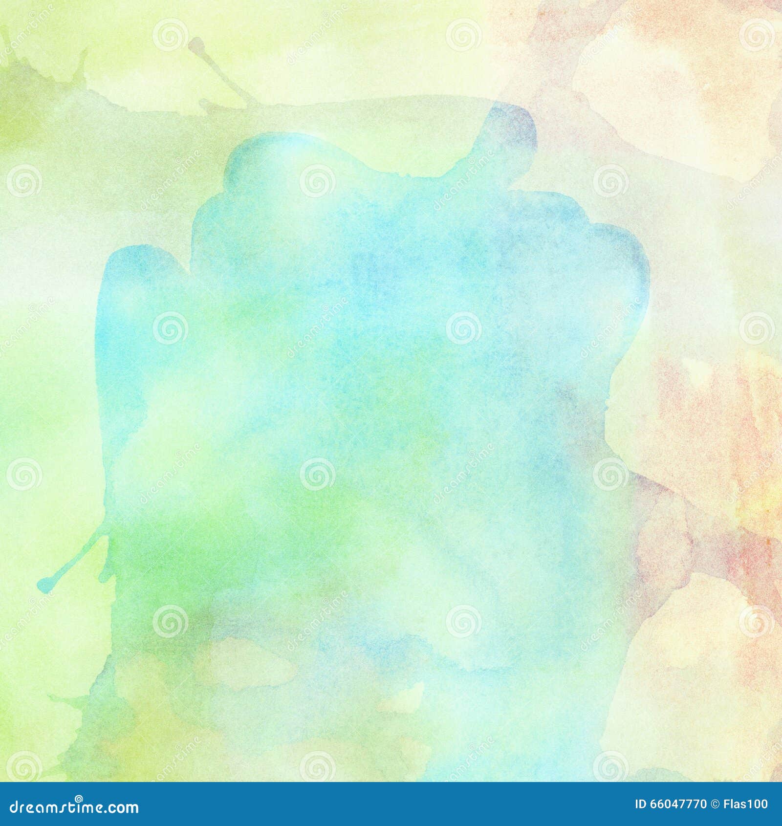 Abstract Colorful Light Painted Watercolor Splashes Background Stock ...
