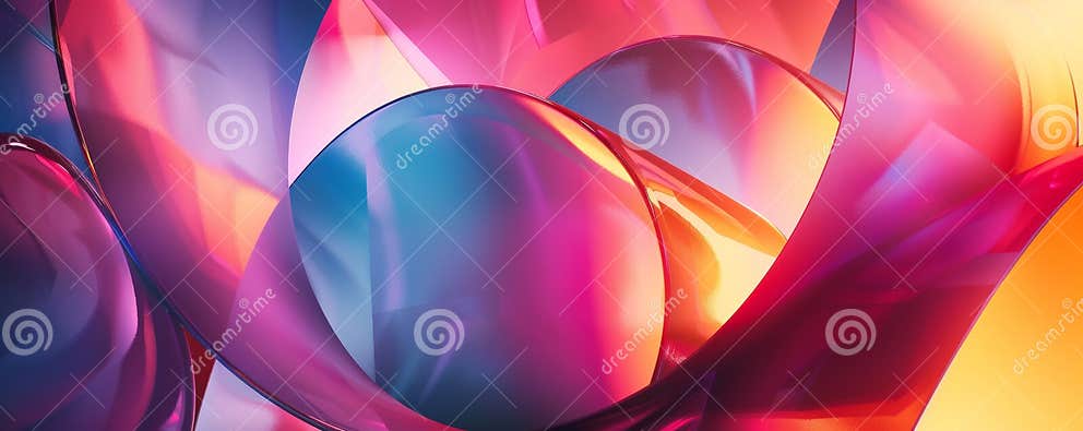 Abstract Colorful Light Reflection Background, Vibrant and Dynamic ...