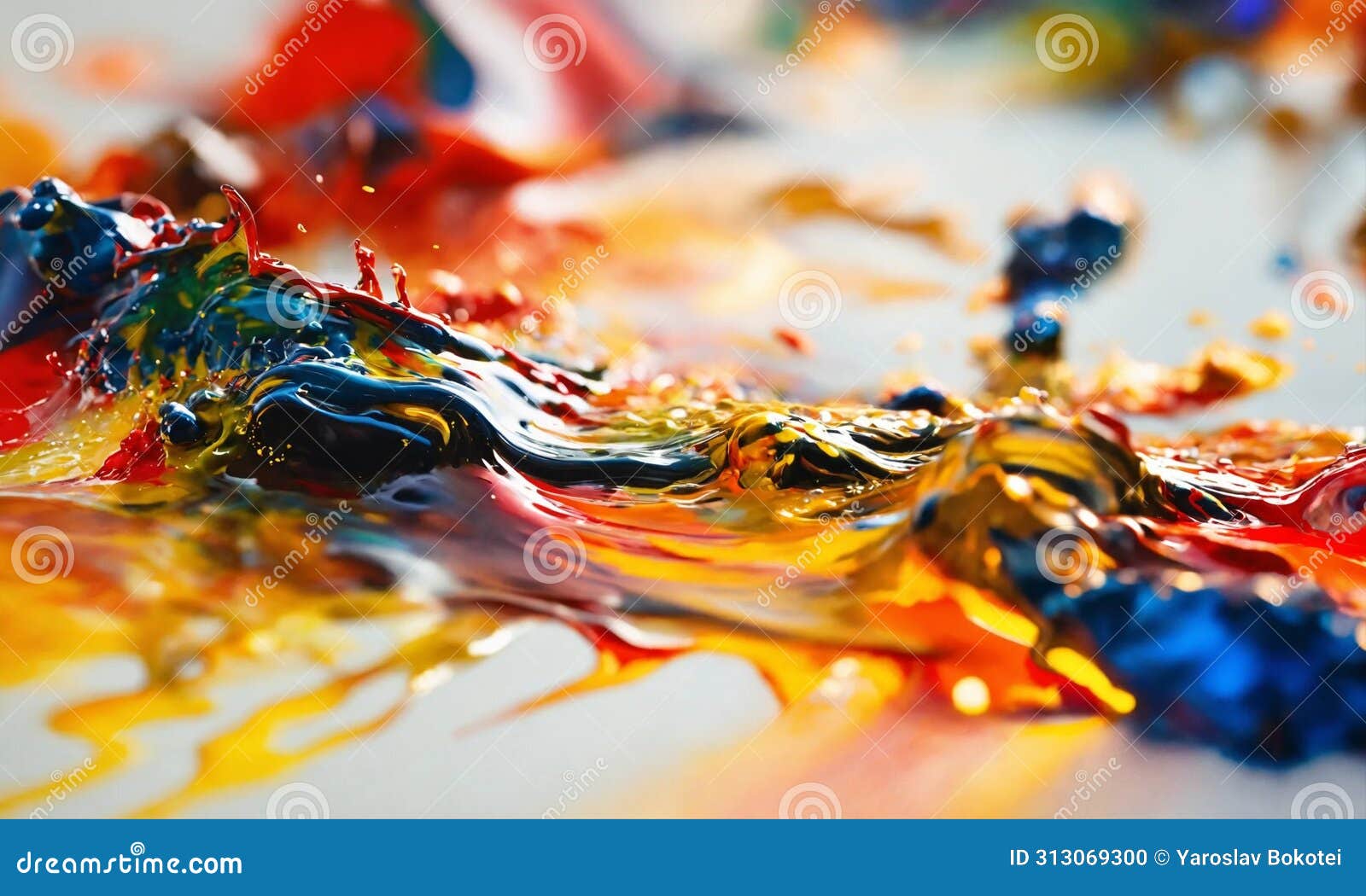 Abstract Colorful Light Splash Design (8) Stock Illustration ...