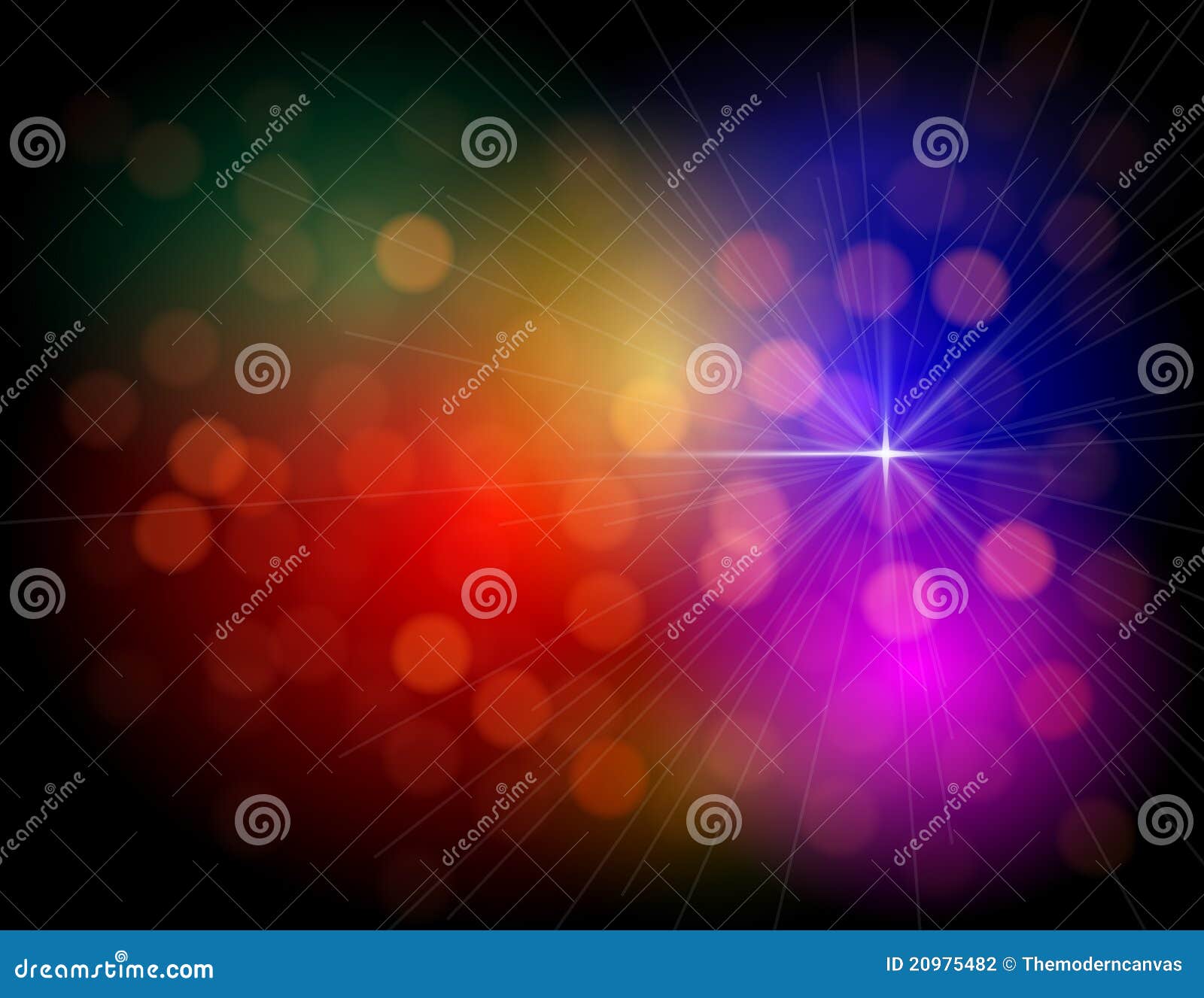 Abstract Colorful Lights Background Stock Vector - Illustration of ...