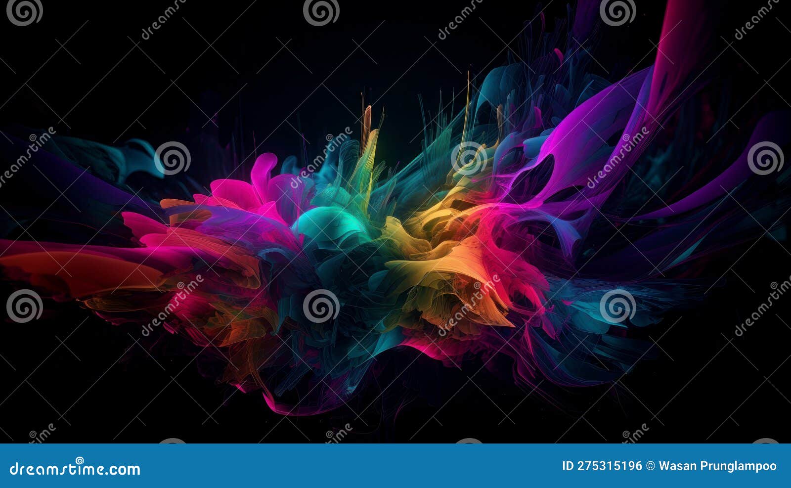 The Abstract Colorful Line Texture Background. Ai Generated Stock ...