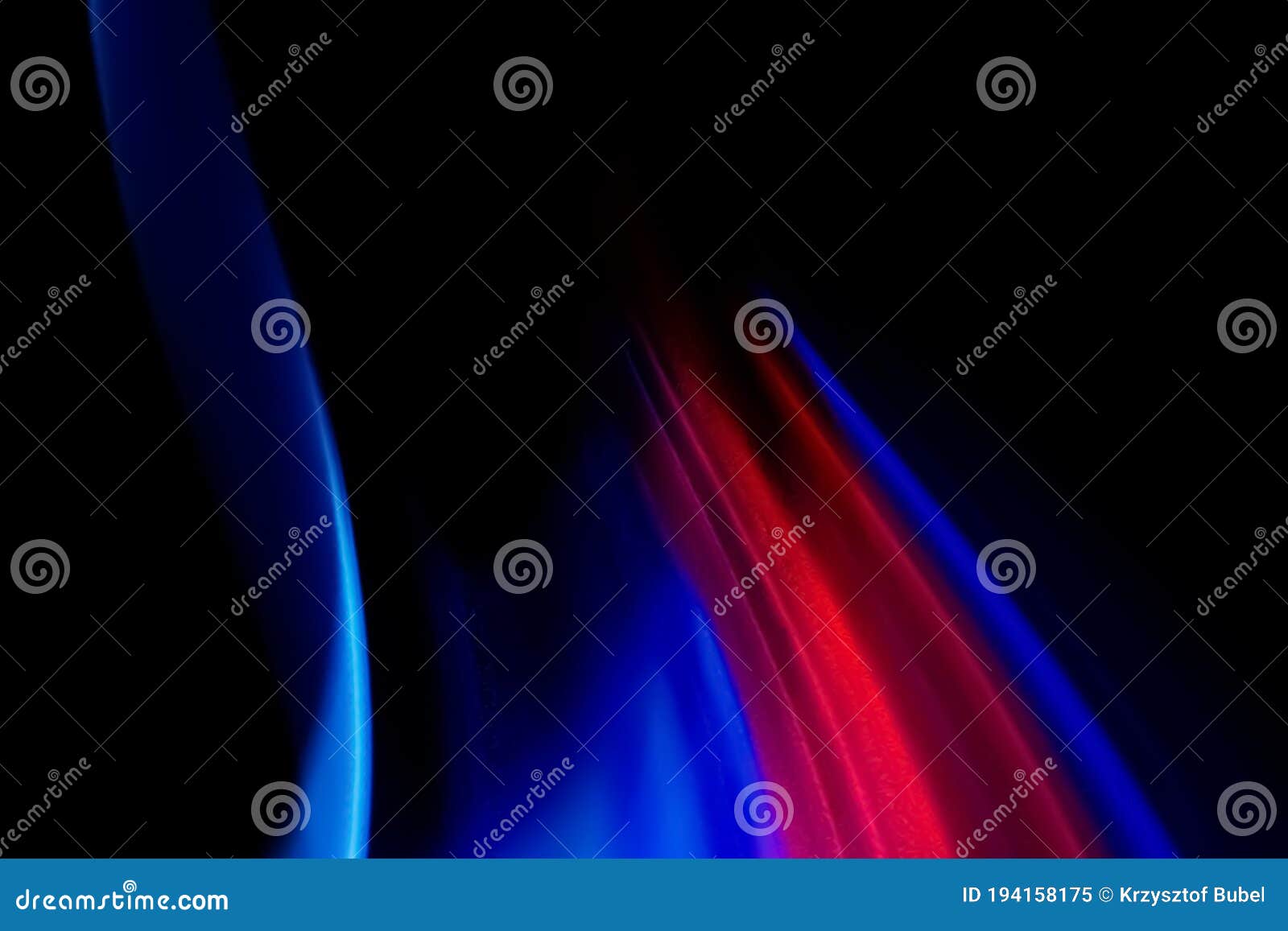 Abstract Colorful Lines on Black Background Stock Illustration ...