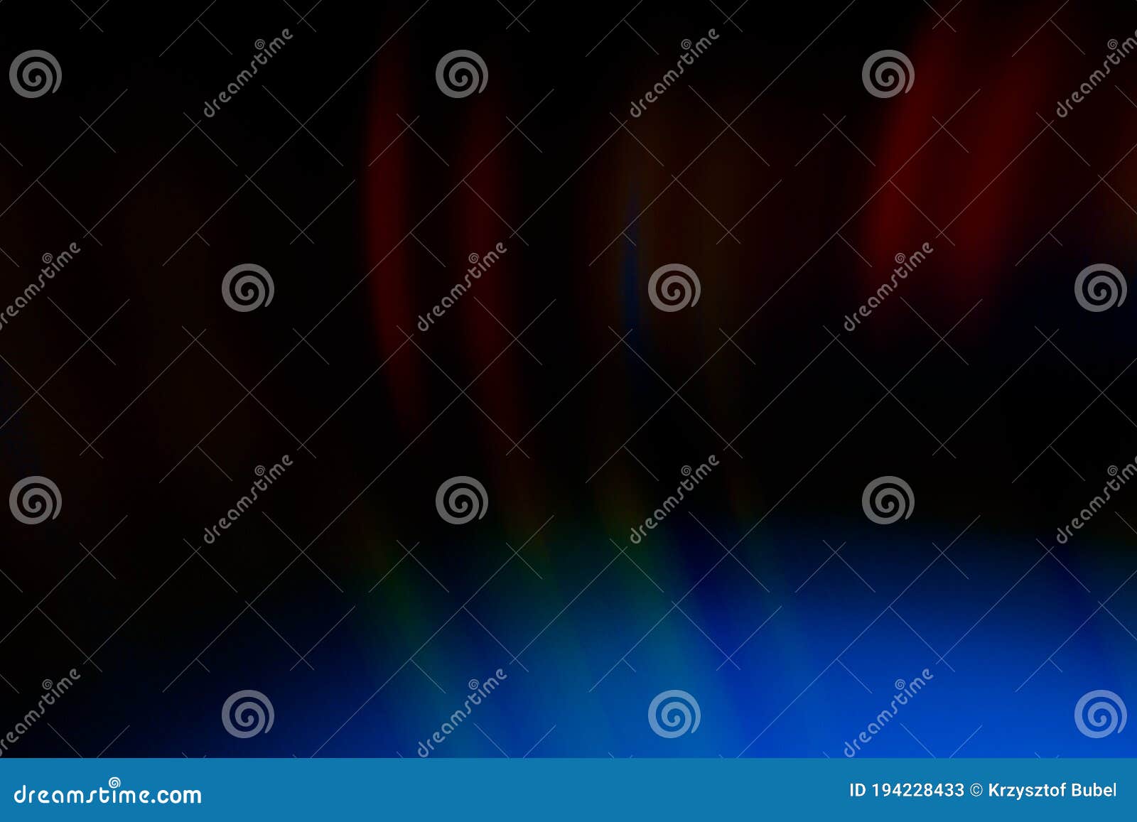 Abstract Colorful Lines on Black Background Stock Illustration ...