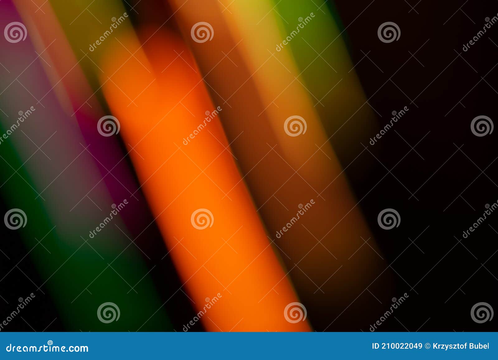 Abstract Colorful Lines on a Black Background Stock Image - Image of ...