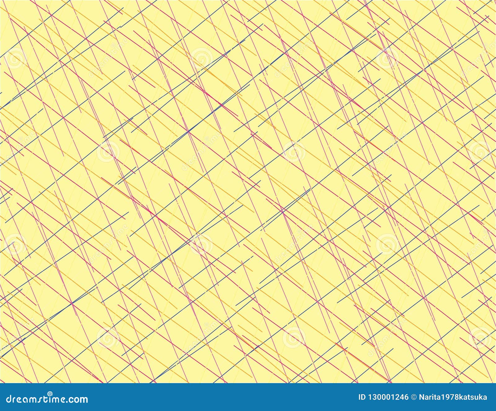 Abstract Colorful Lines Overlapping Art Yellow Background Stock ...