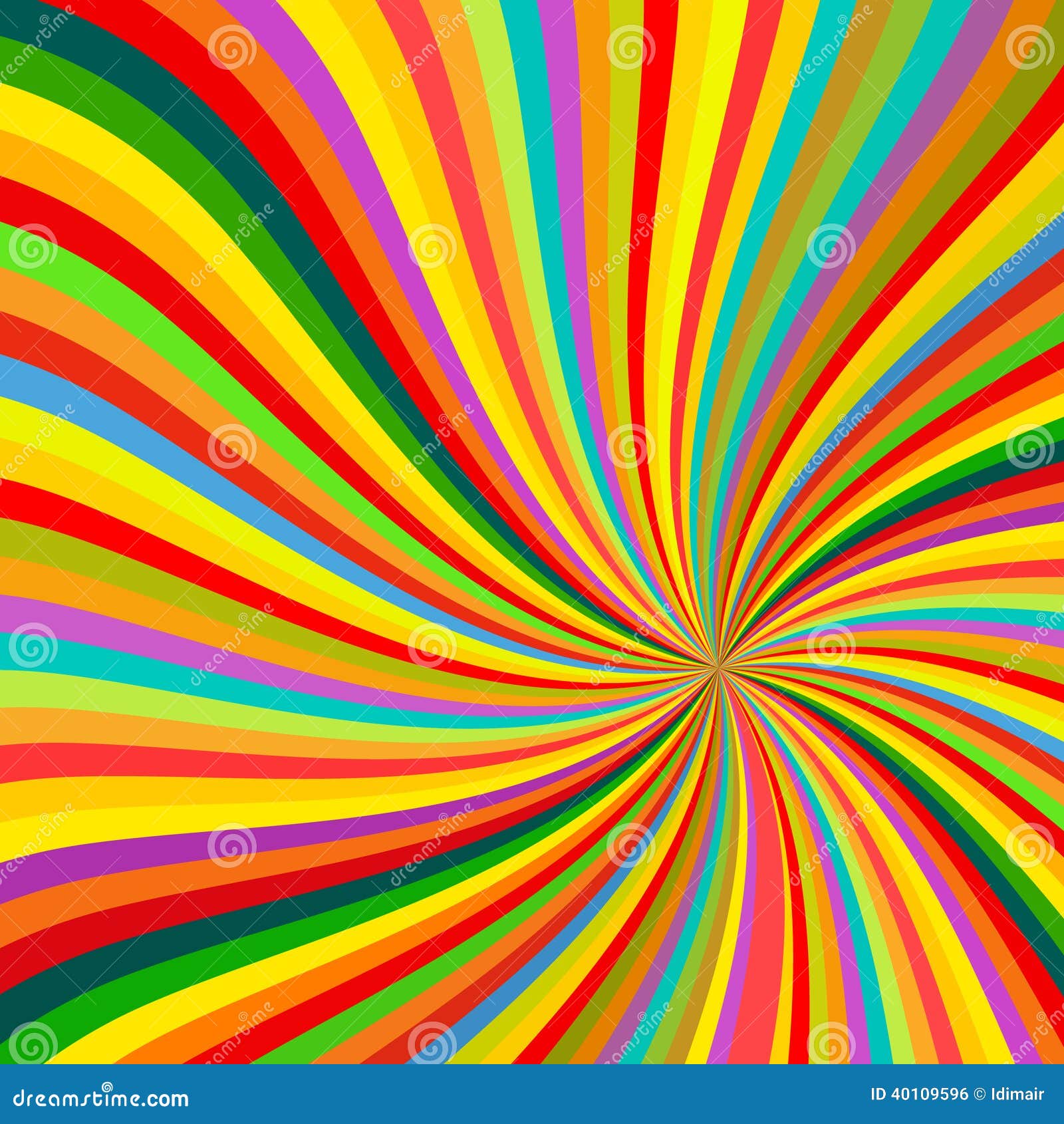 Abstract Colorful Lines Rotation Background Stock Vector - Illustration ...