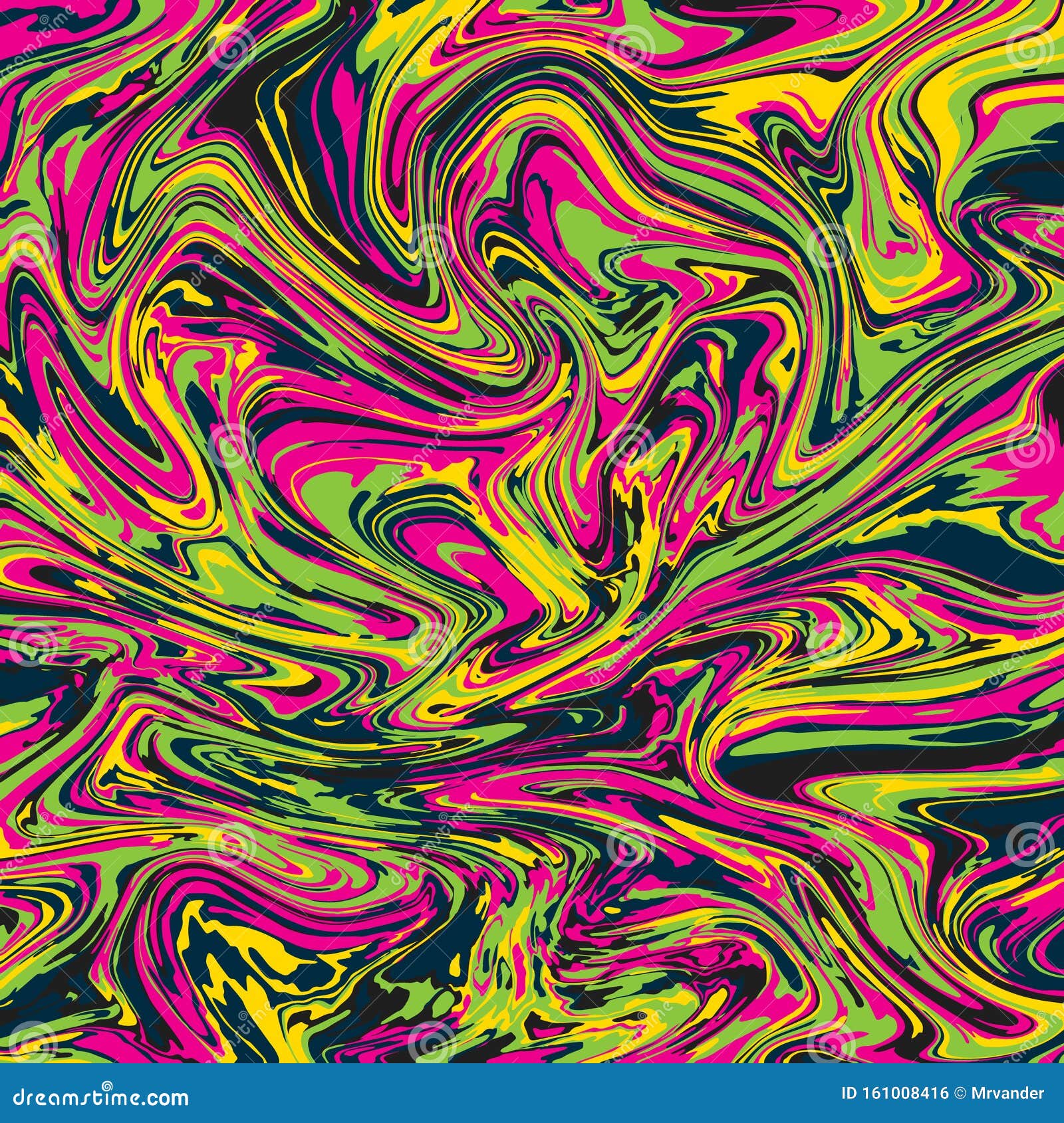 Abstract Colorful Liquid Background. Swirl Effect Stock Vector ...