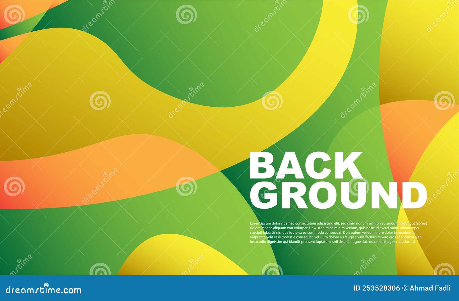 Abstract Colorful Liquid and Curvy Geometric Background for Banner ...