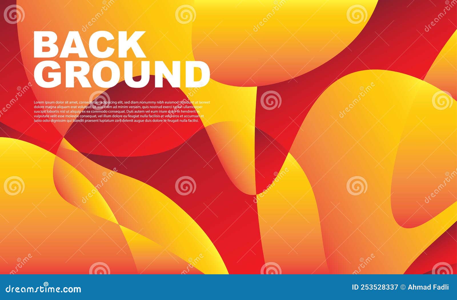 Abstract Colorful Liquid and Curvy Geometric Background for Banner ...