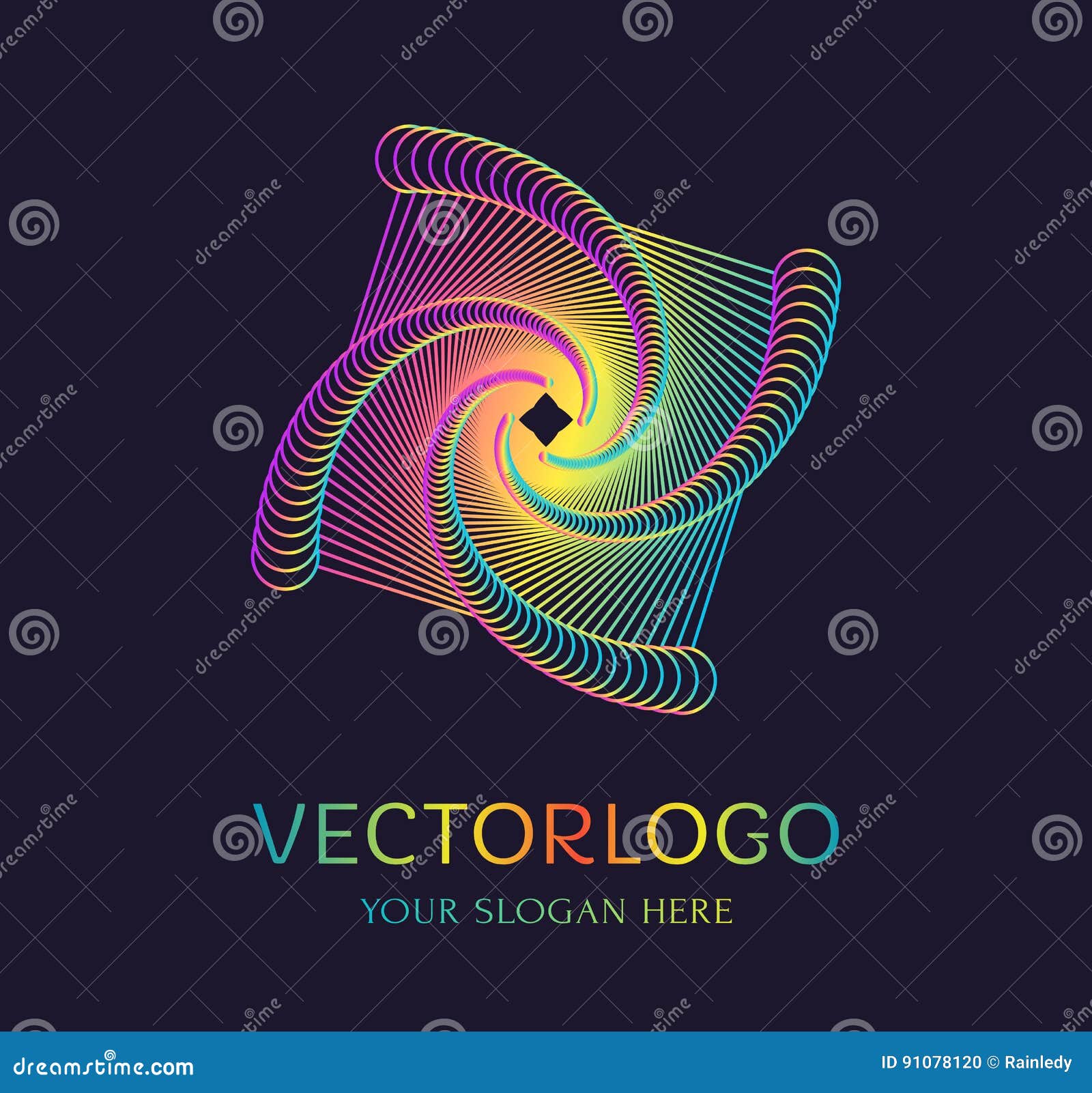Abstract Colorful Logo. Vector Symbol. Stock Vector - Illustration of ...