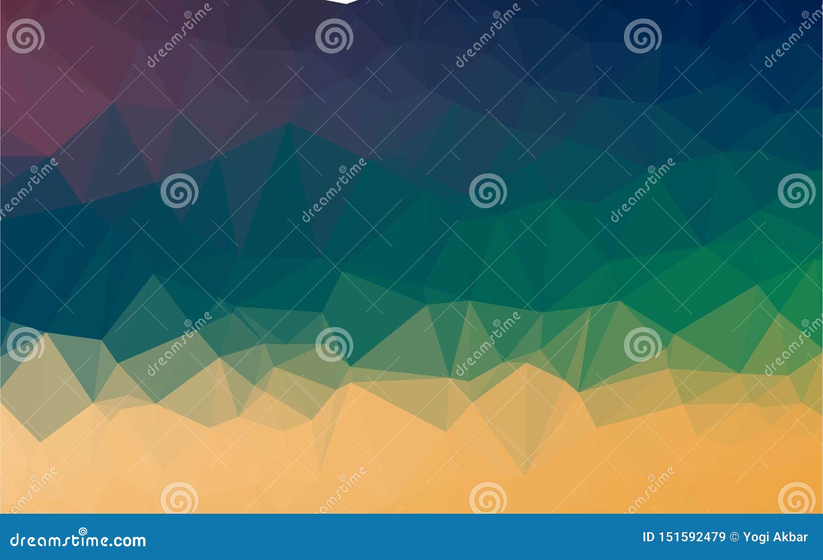 Abstract Colorful Low Poly Vector Background with Warm Stock Vector ...