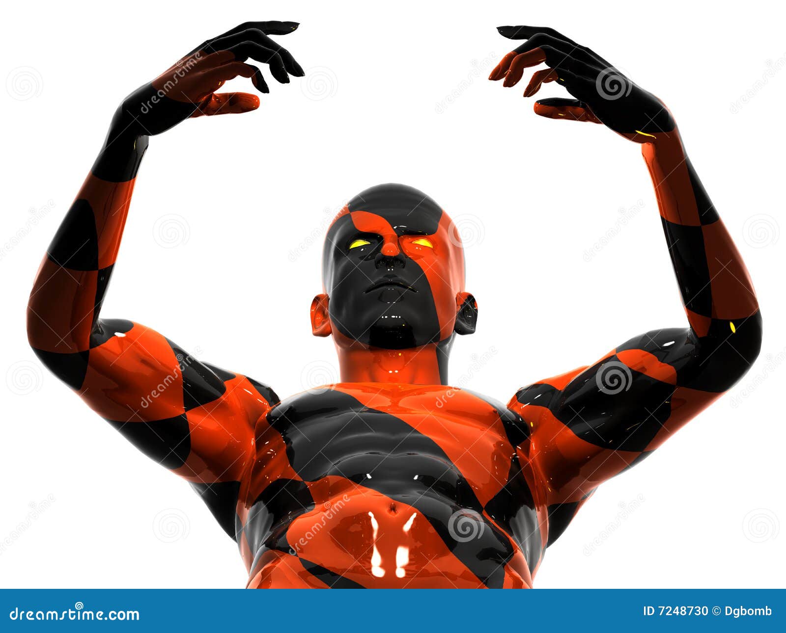 Abstract colorful man stock illustration. Illustration of hypnotic ...