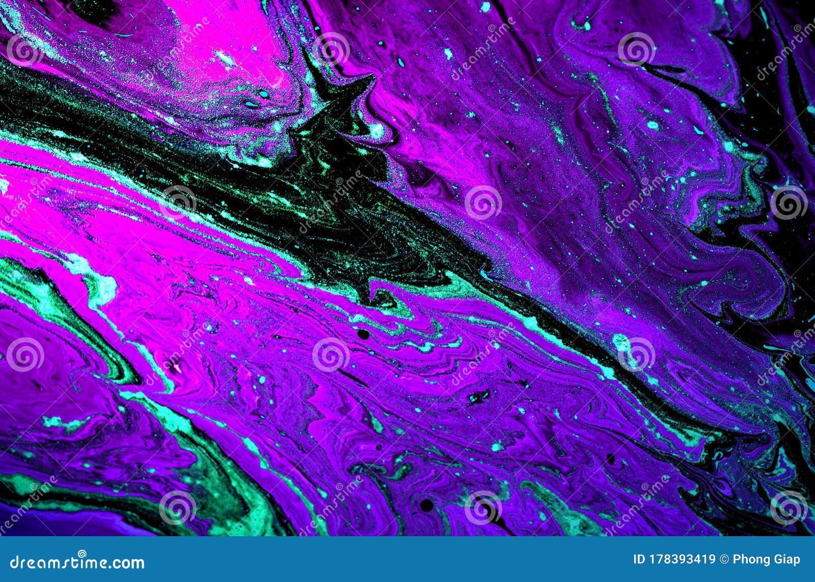 Abstract Colorful Marble or Stone Textures. Watercolor Marble. Stock ...