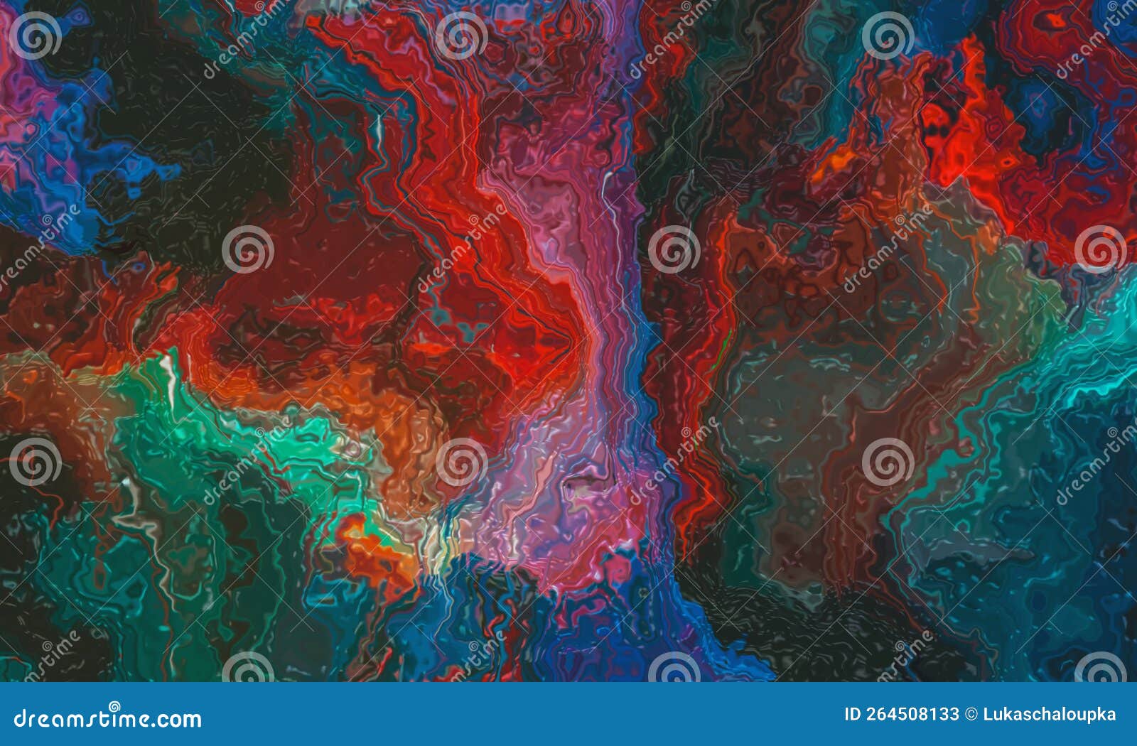 Abstract Colorful Marble Texture Background. Liquid Paint Mixing ...