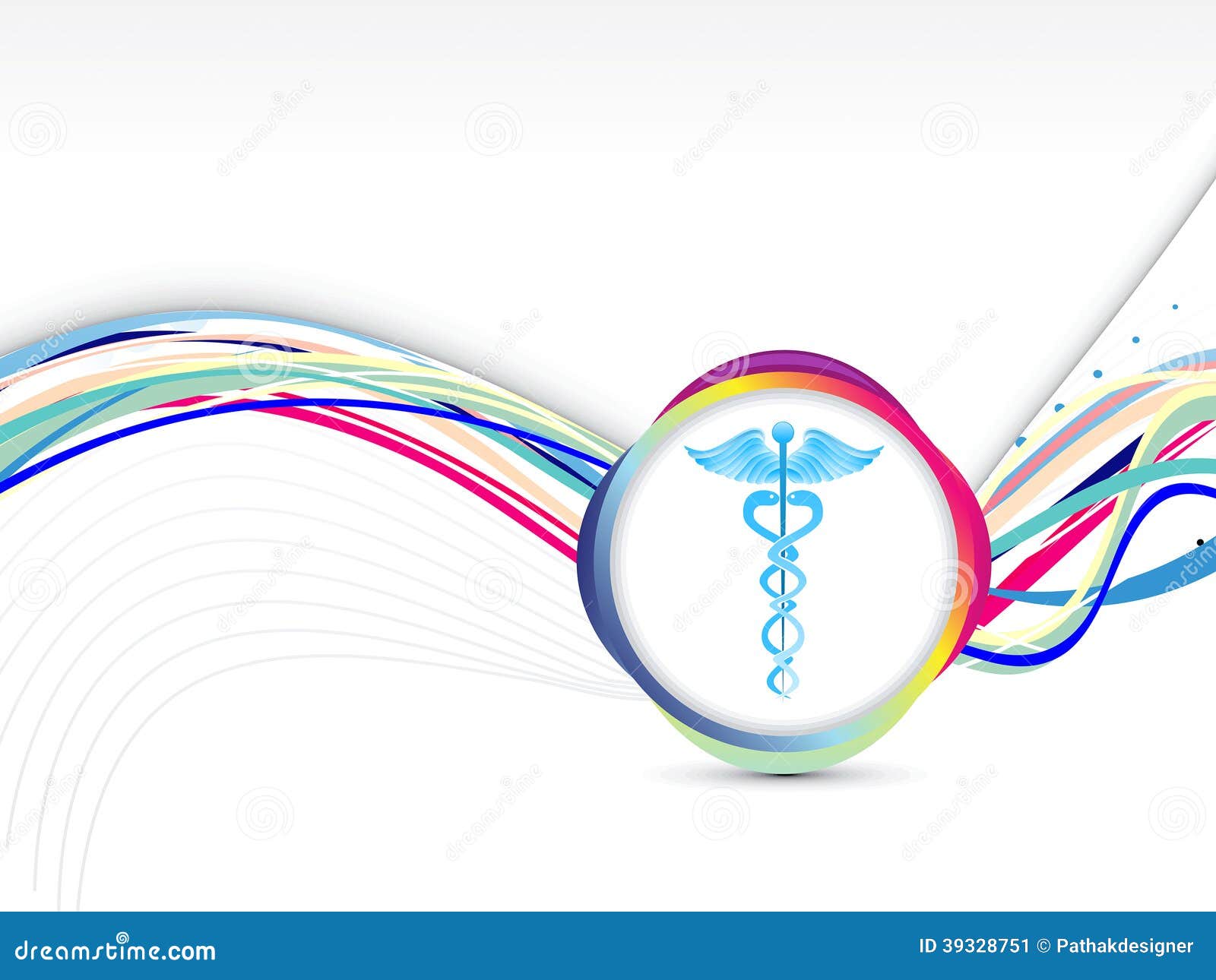 Abstract Colorful Medical Background Vector Illustration ...
