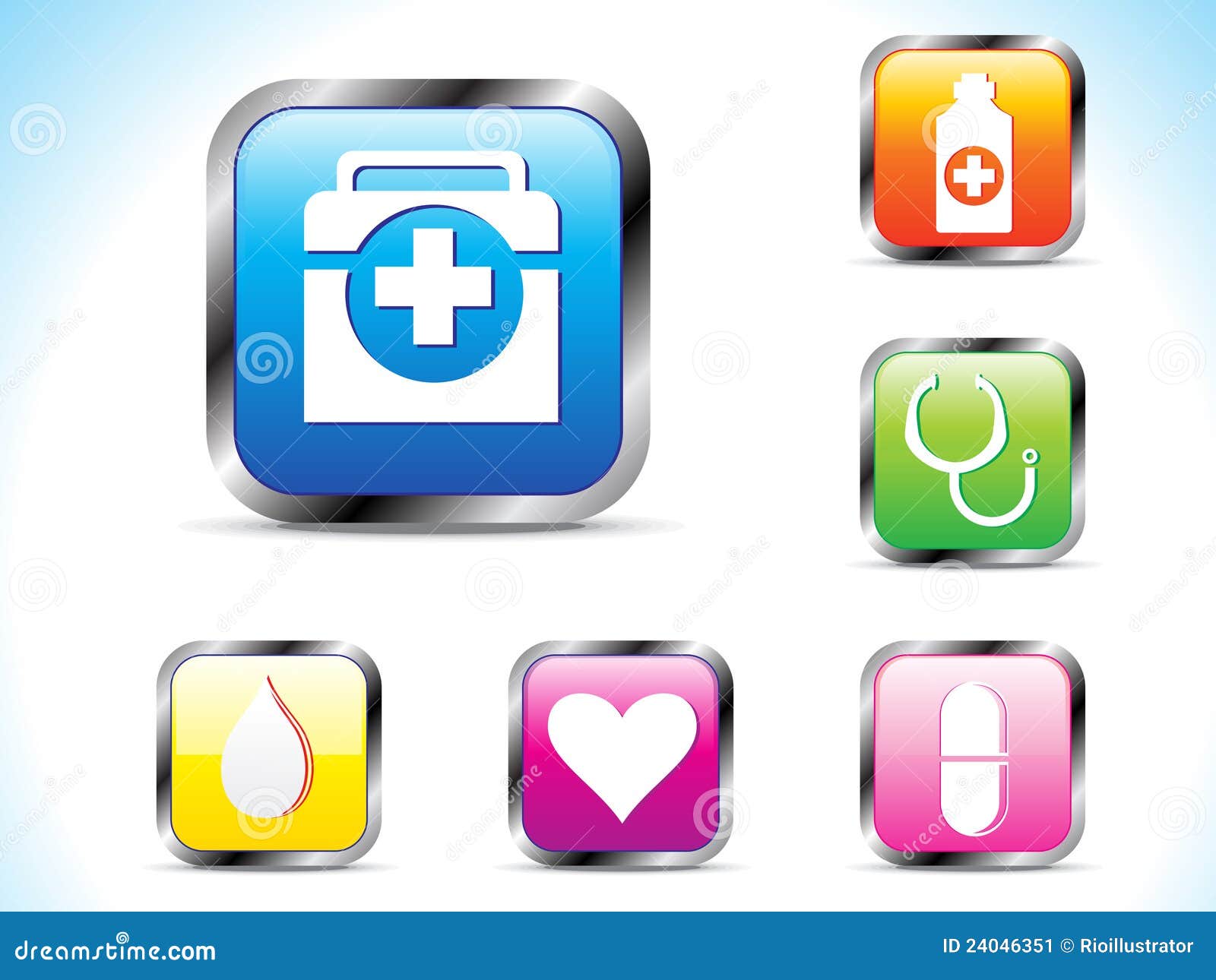 Abstract Colorful Medical Icon Stock Vector - Illustration of digital ...
