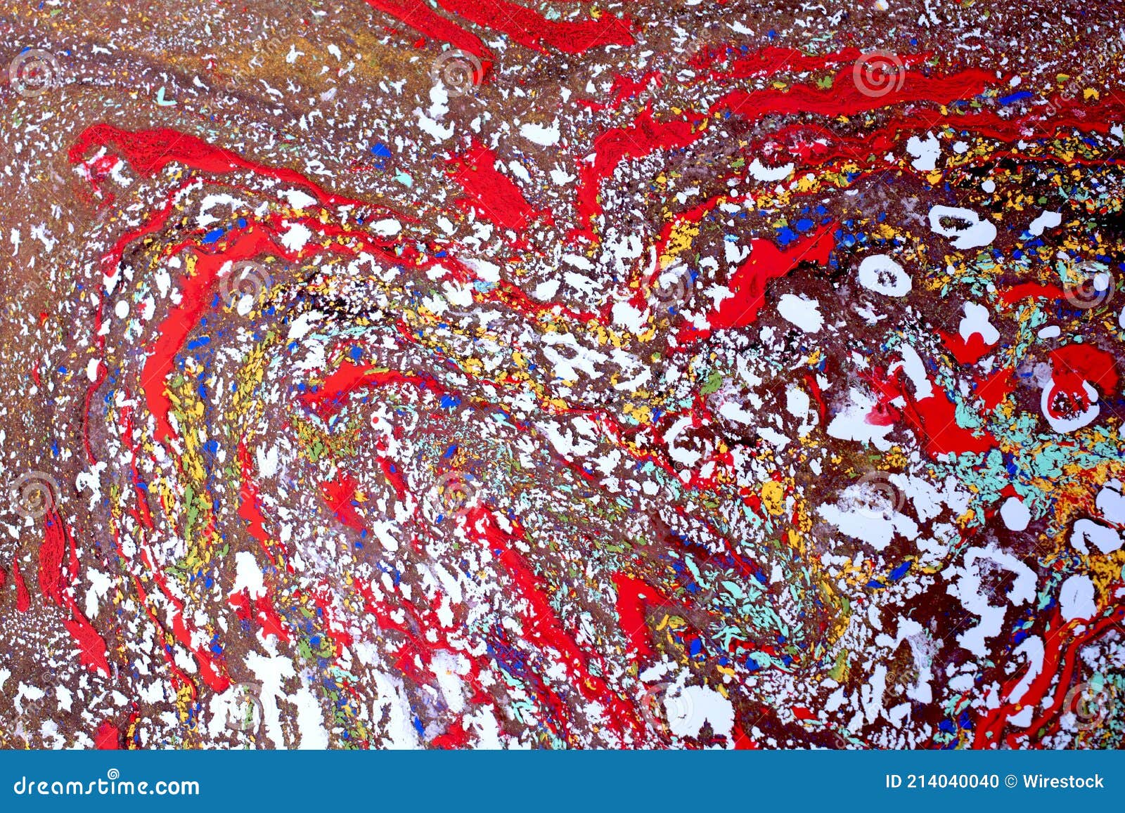 Abstract Colorful Mixed Paint Background for Wallpapers Stock Photo ...