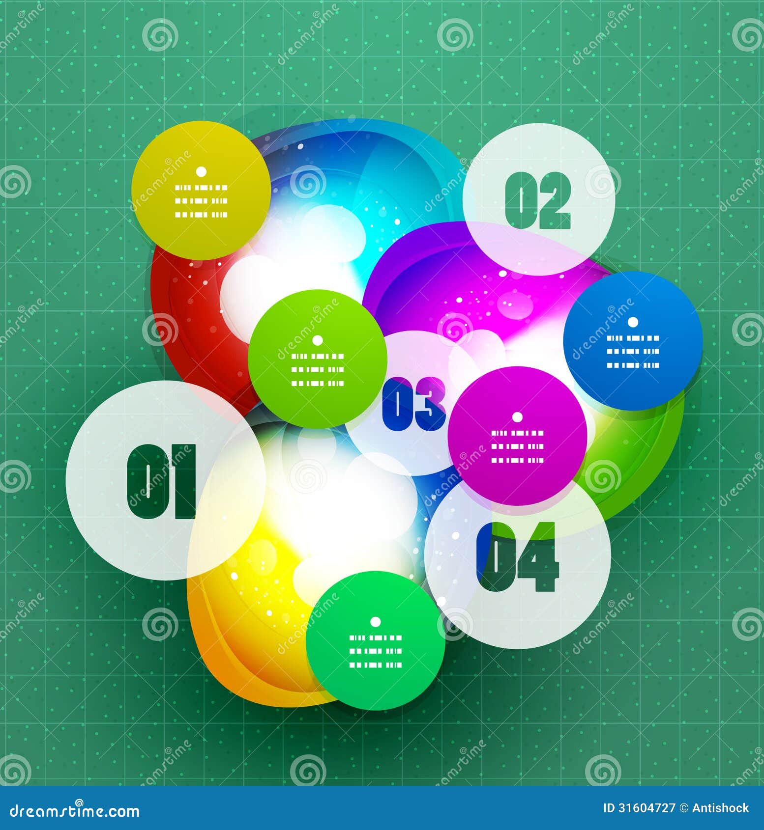 Abstract Colorful Modern Steps Template Stock Vector - Illustration of ...