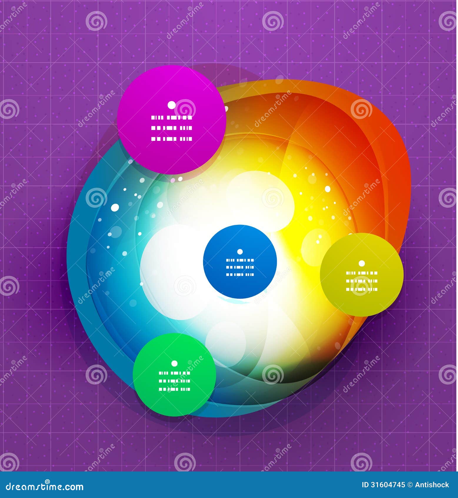 Abstract Colorful Modern Steps Template Stock Vector - Illustration of ...