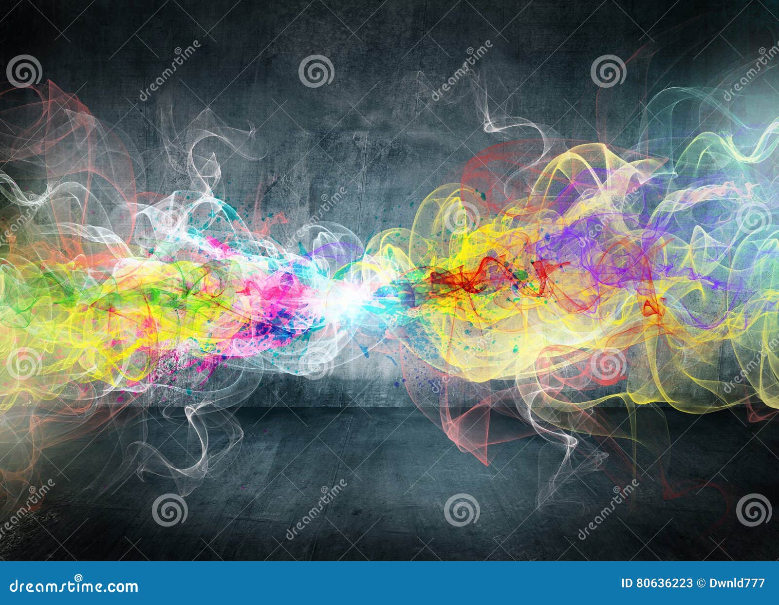 Colorful Motion Blur Abstract On Black Background,wallpaper.vector ...