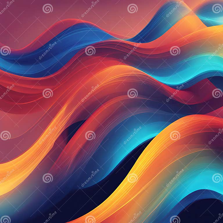 Abstract Colorful Motion Wave Background and Texture. Modern Business ...