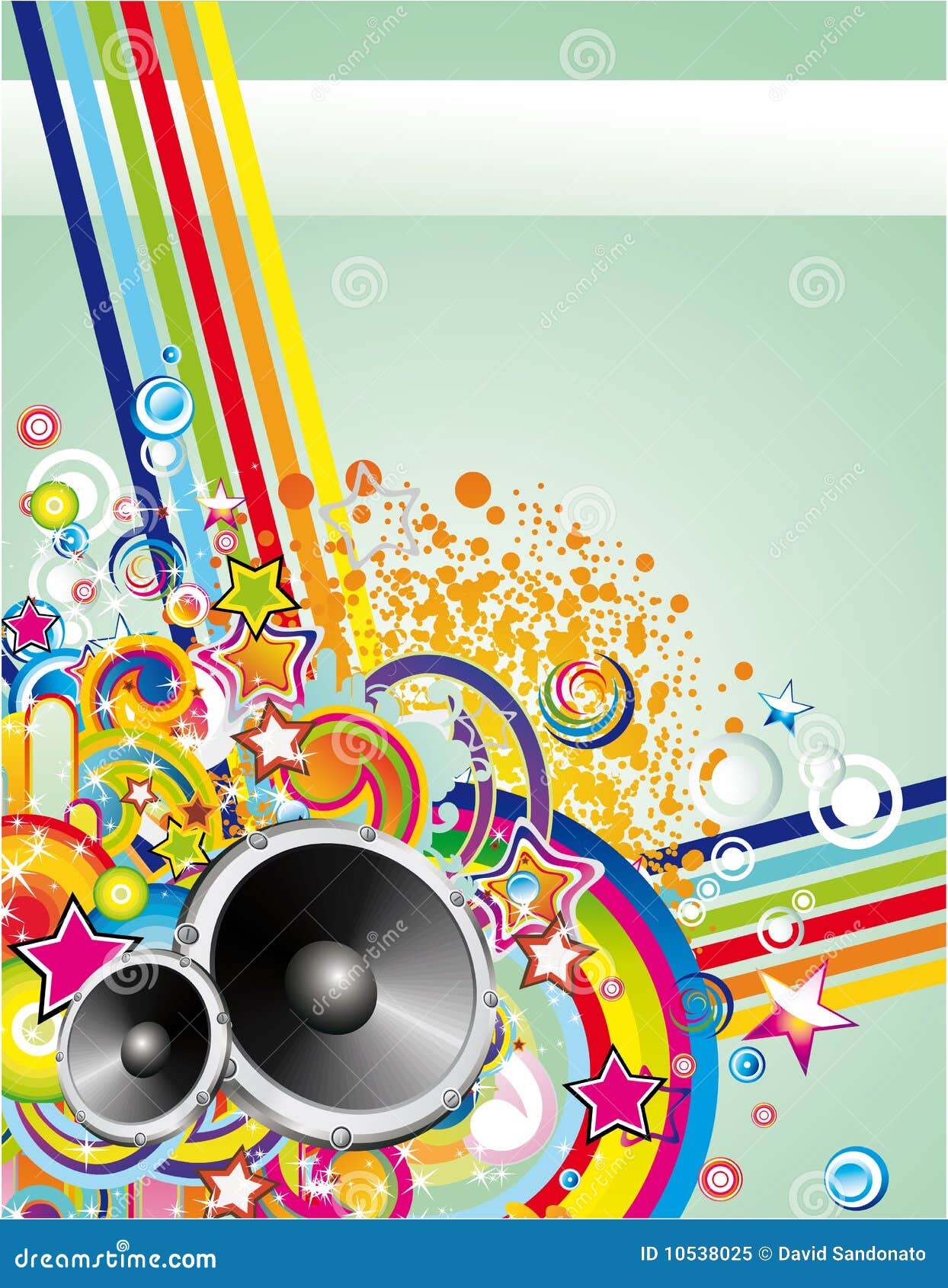 Abstract Colorful Music Background Stock Vector - Illustration of ...
