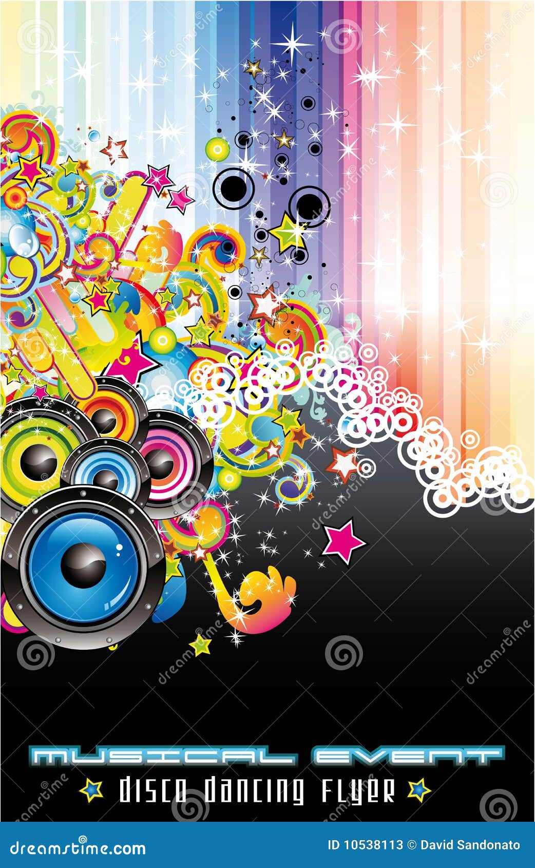 Abstract Colorful Music Background Stock Vector - Illustration of ...