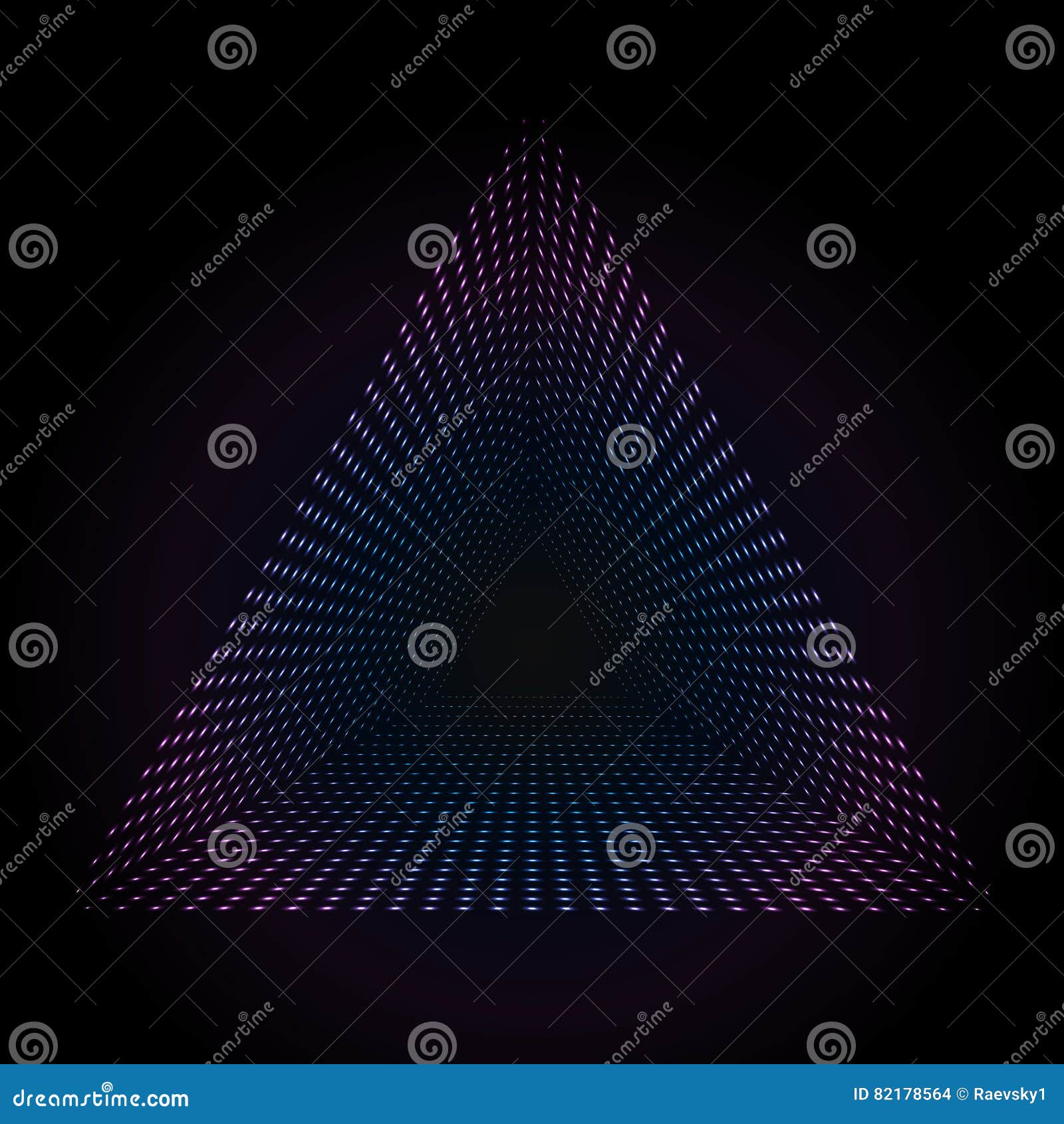 Abstract Colorful Neon Dots, Dotted Technology Background. Glowing ...