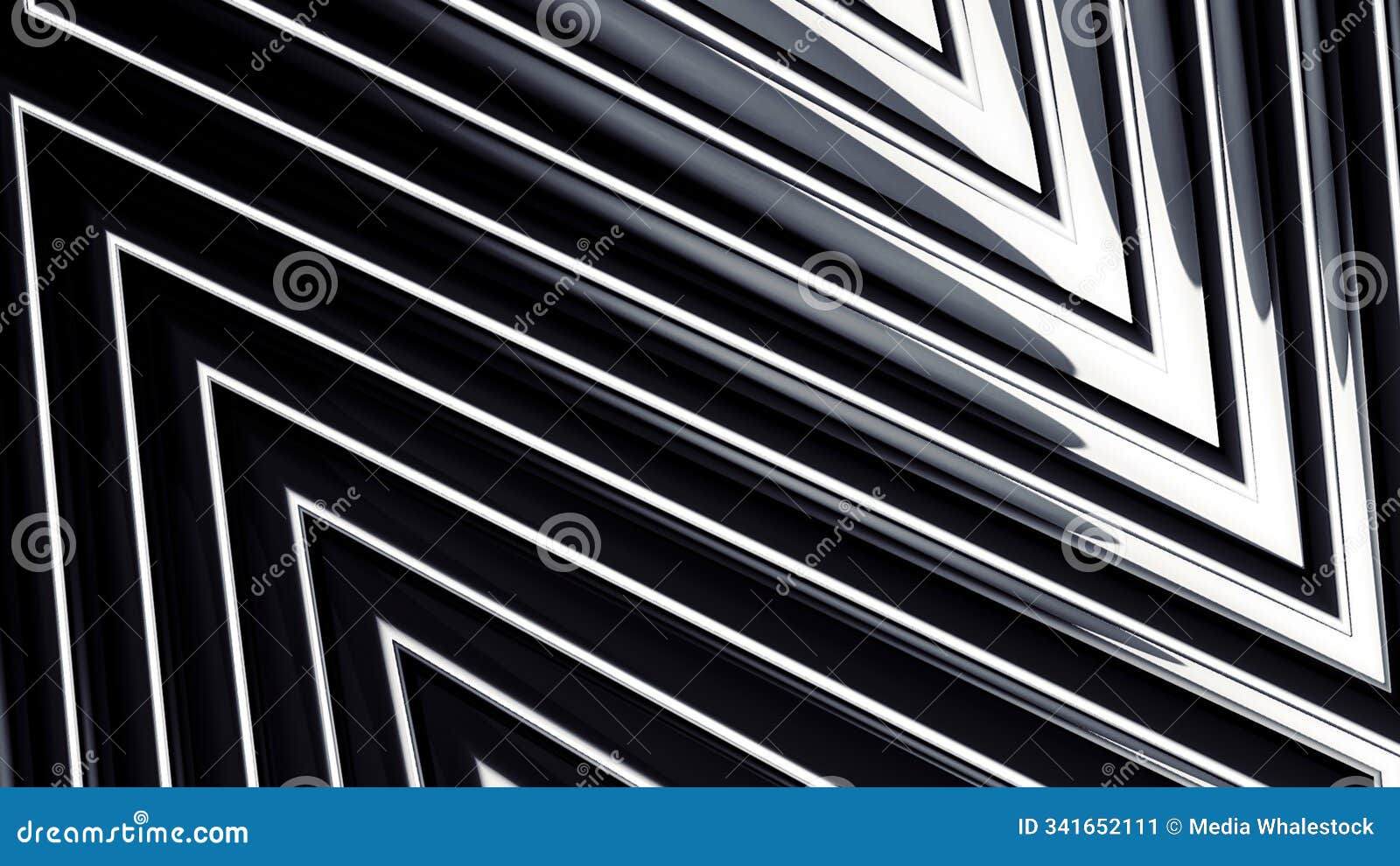 Abstract Colorful Optical Illusion with Slowly Moving Triangular Shapes ...